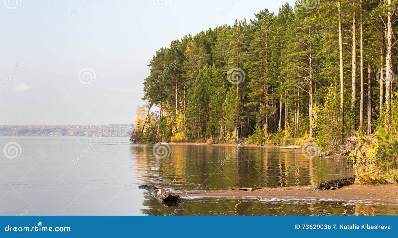 The River Under the Sun. Ural Stock Photo - Image of riverbank ...