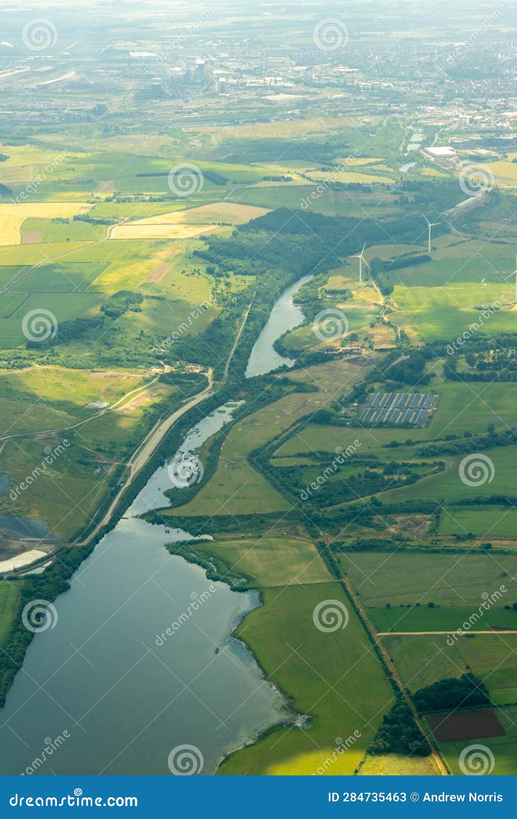 River View from Above stock image. Image of aerial, british - 284735463