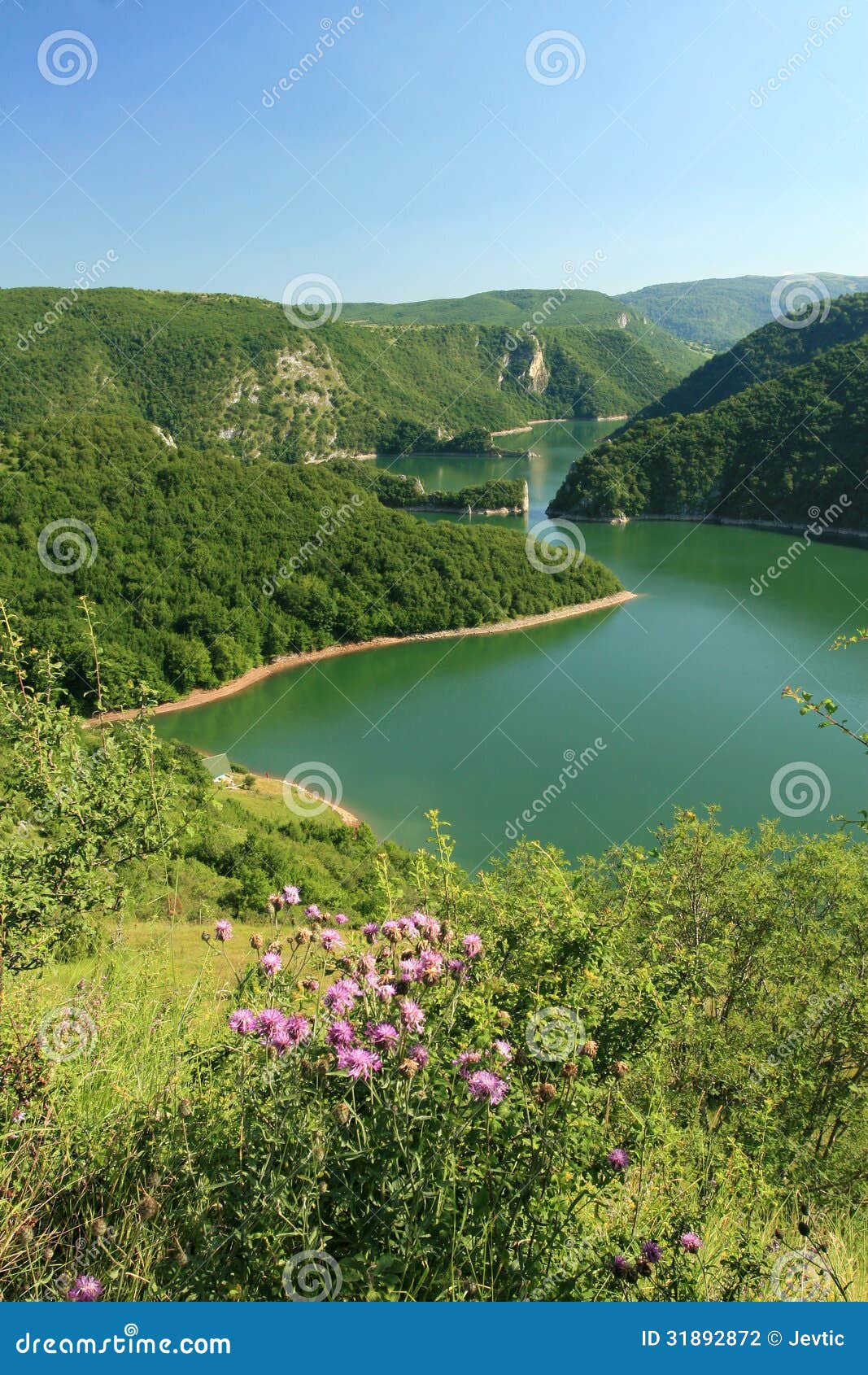 River Uvac stock photo. Image of landmark, lake, paradise - 31892872