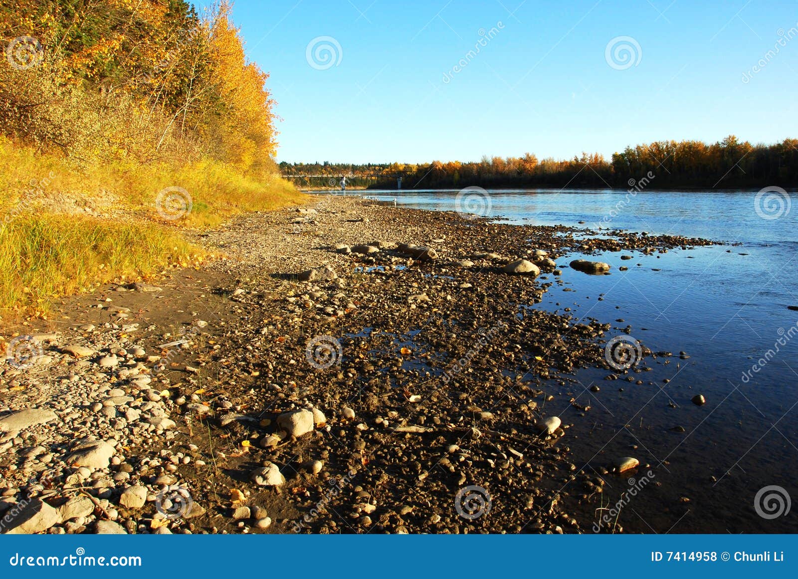 River Valley stock photo. Image of canada, north, fall - 7414958