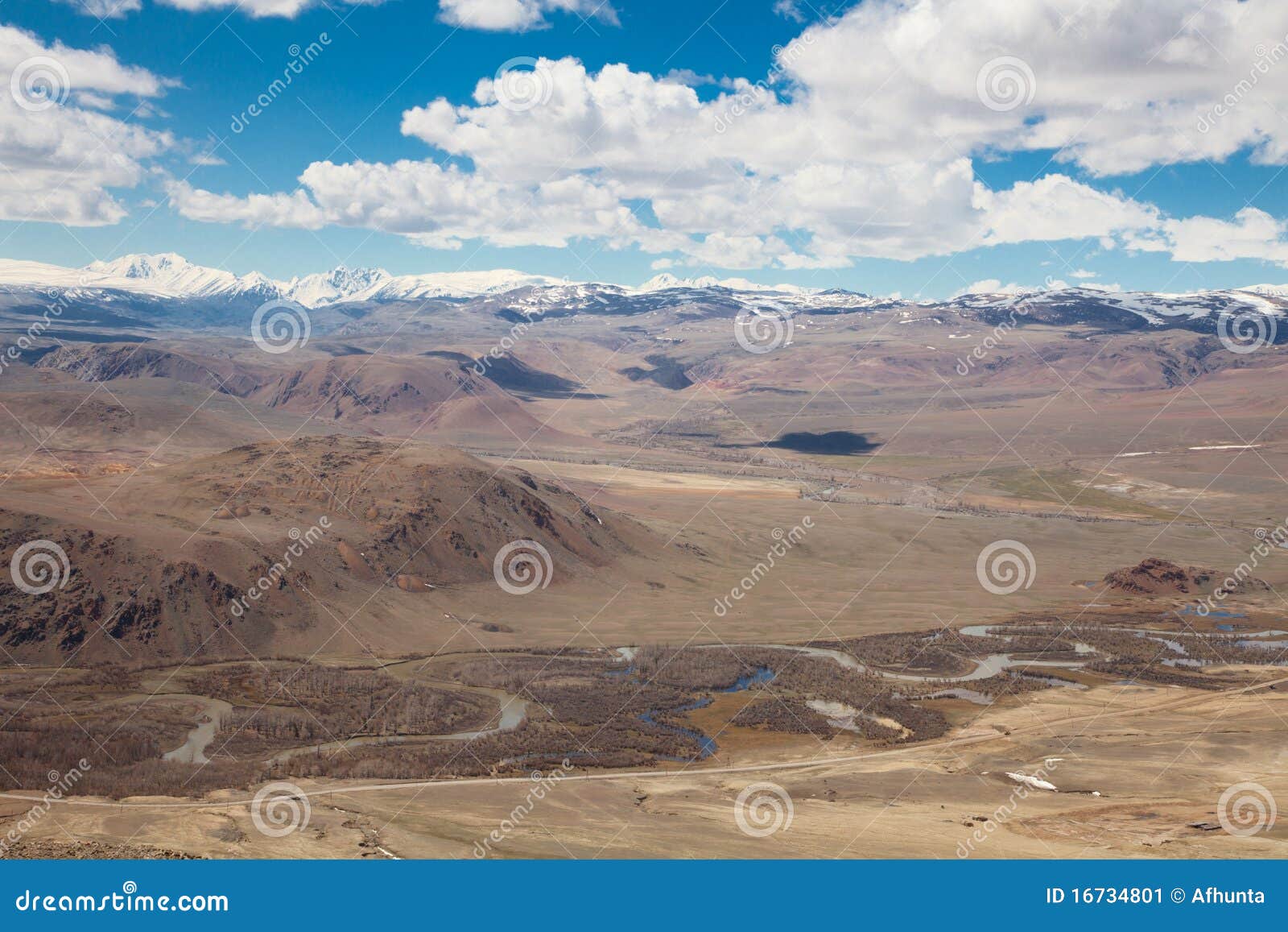 River Valley Chuja stock image. Image of forest, range - 16734801
