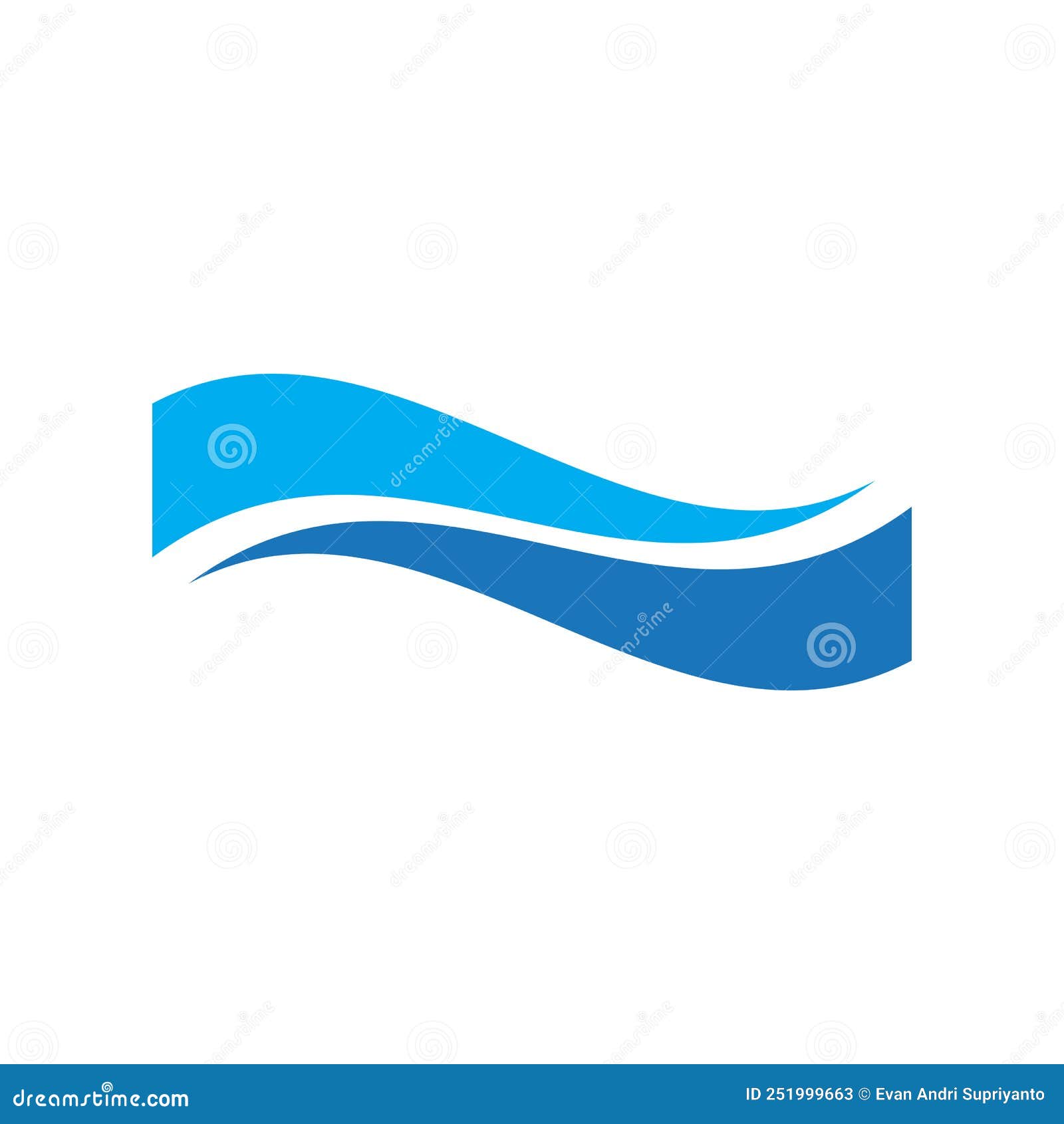 River Vector Icon Illustration Logo Design Stock Vector - Illustration ...