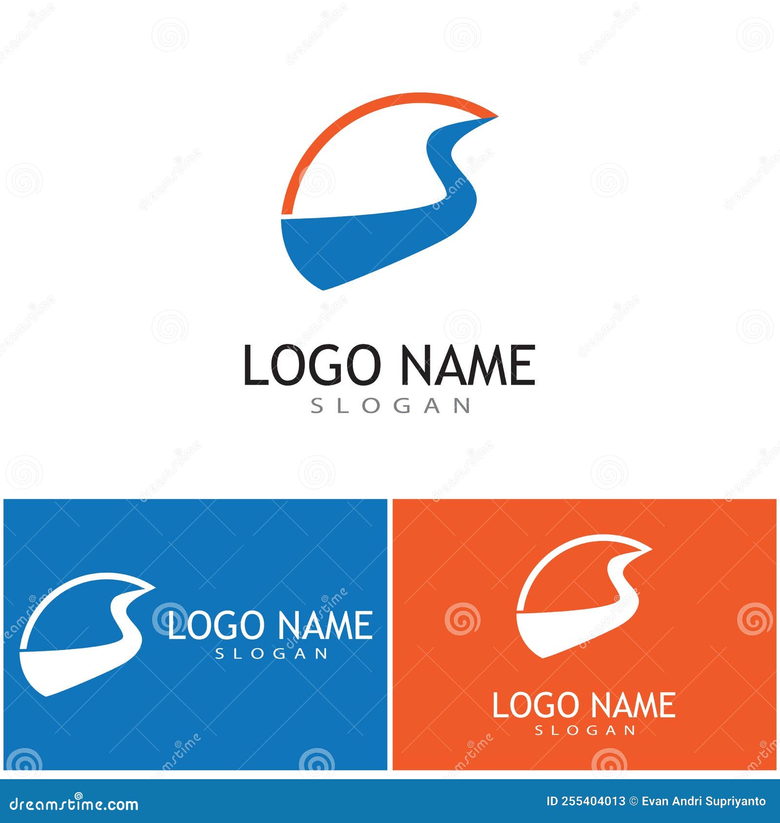 River Vector Icon Illustration Logo Design Stock Vector - Illustration ...