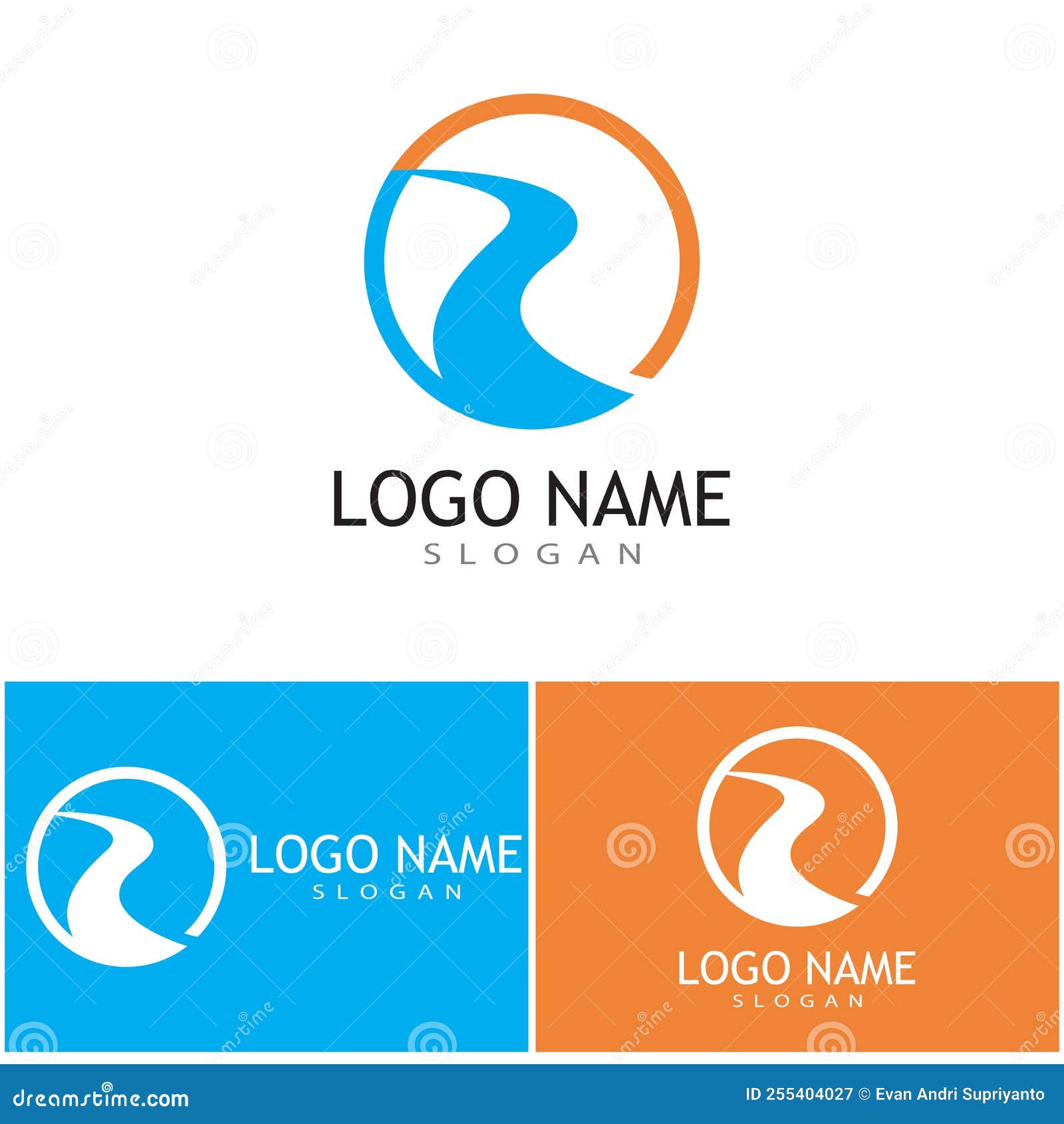 River Vector Icon Illustration Logo Design Stock Vector - Illustration ...