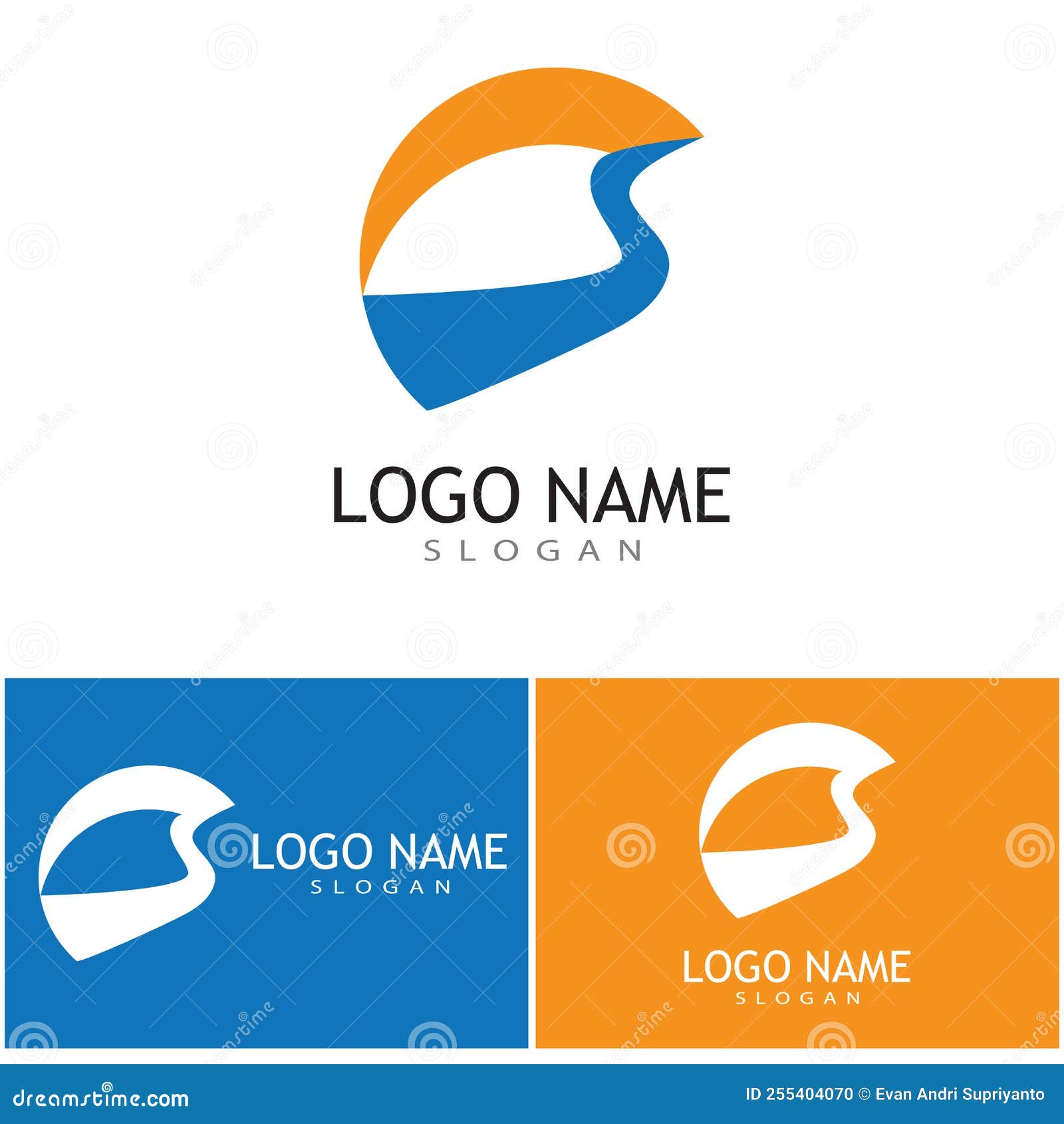 River Vector Icon Illustration Logo Design Stock Vector - Illustration ...