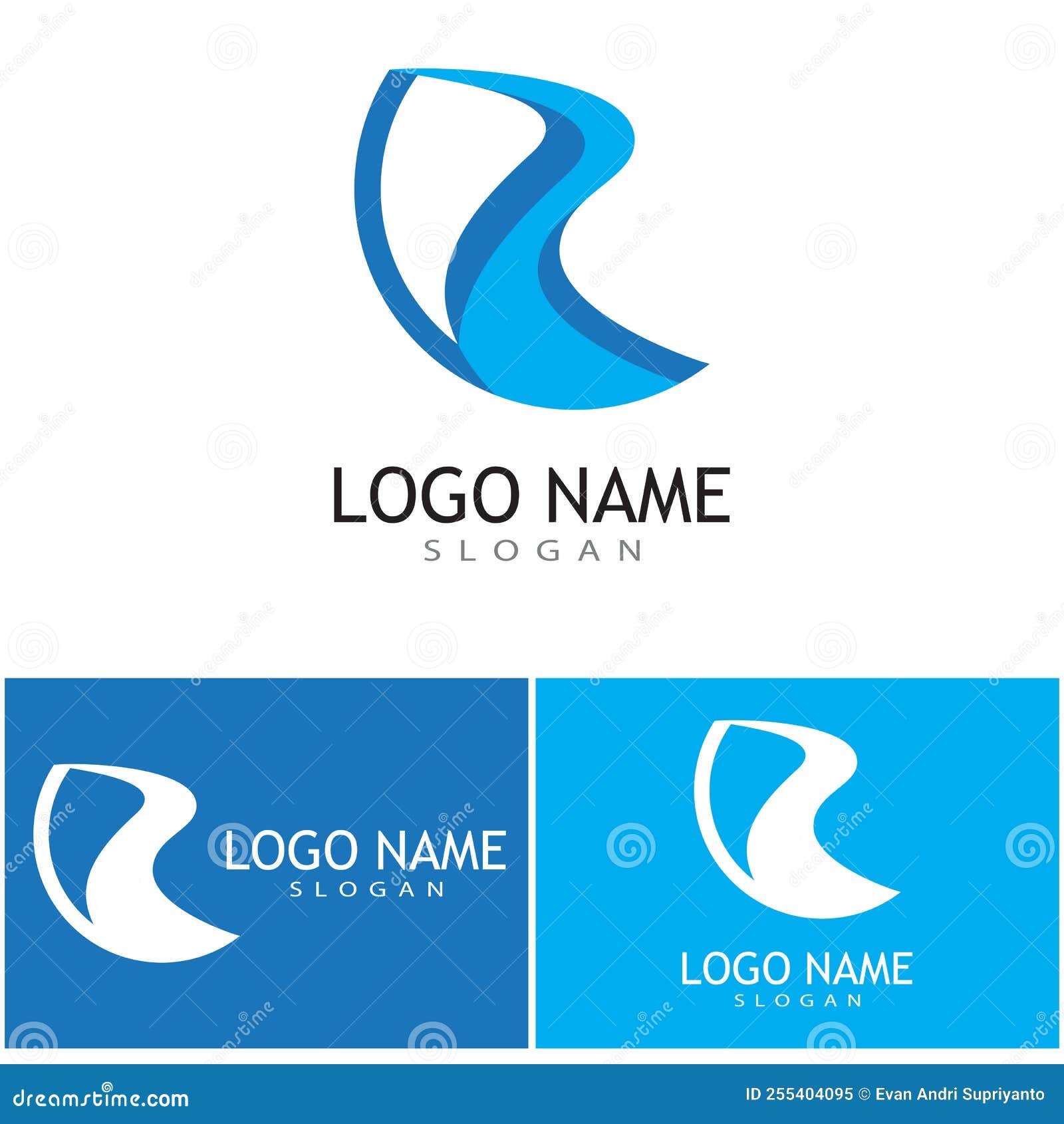 River Vector Icon Illustration Logo Design Stock Vector - Illustration ...