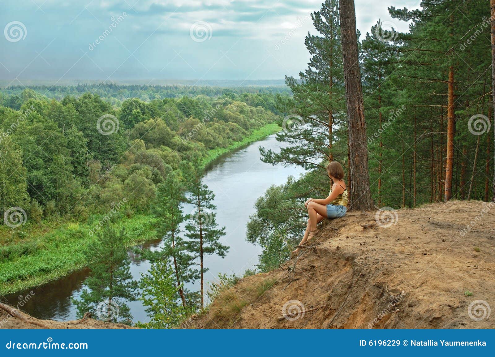 River view stock image. Image of horizontal, peaceful - 6196229
