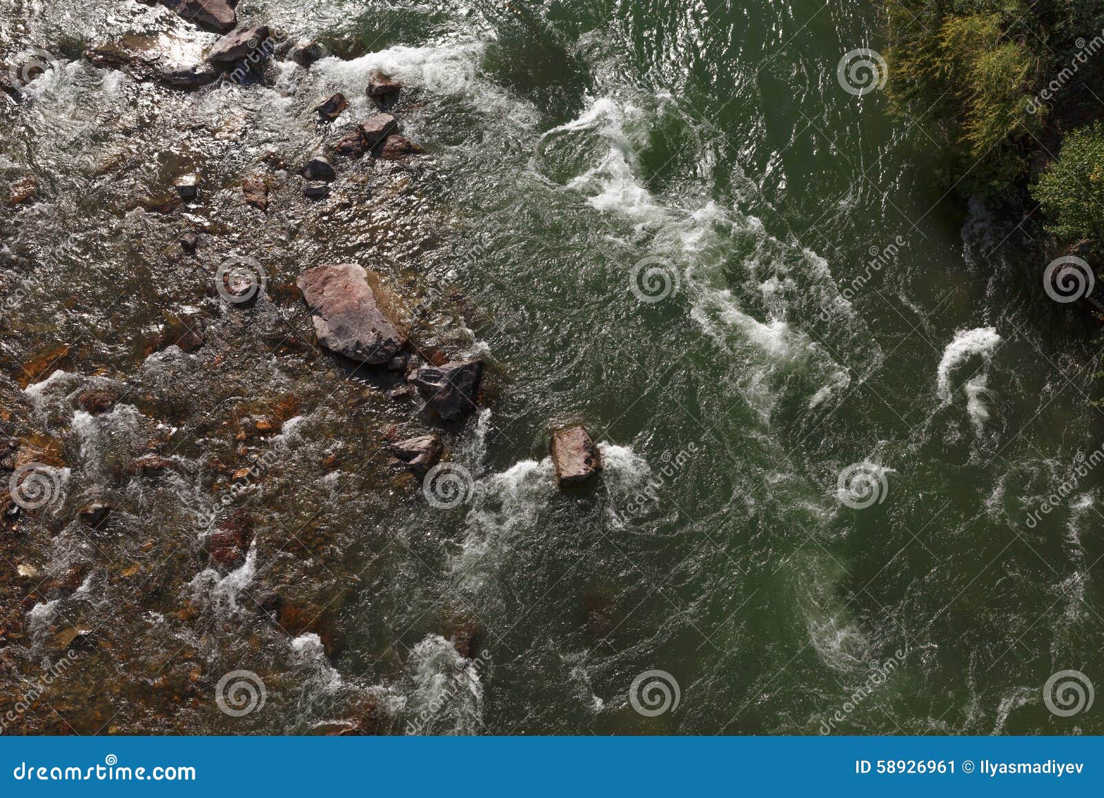 River view from above stock image. Image of hobby, leisure - 58926961