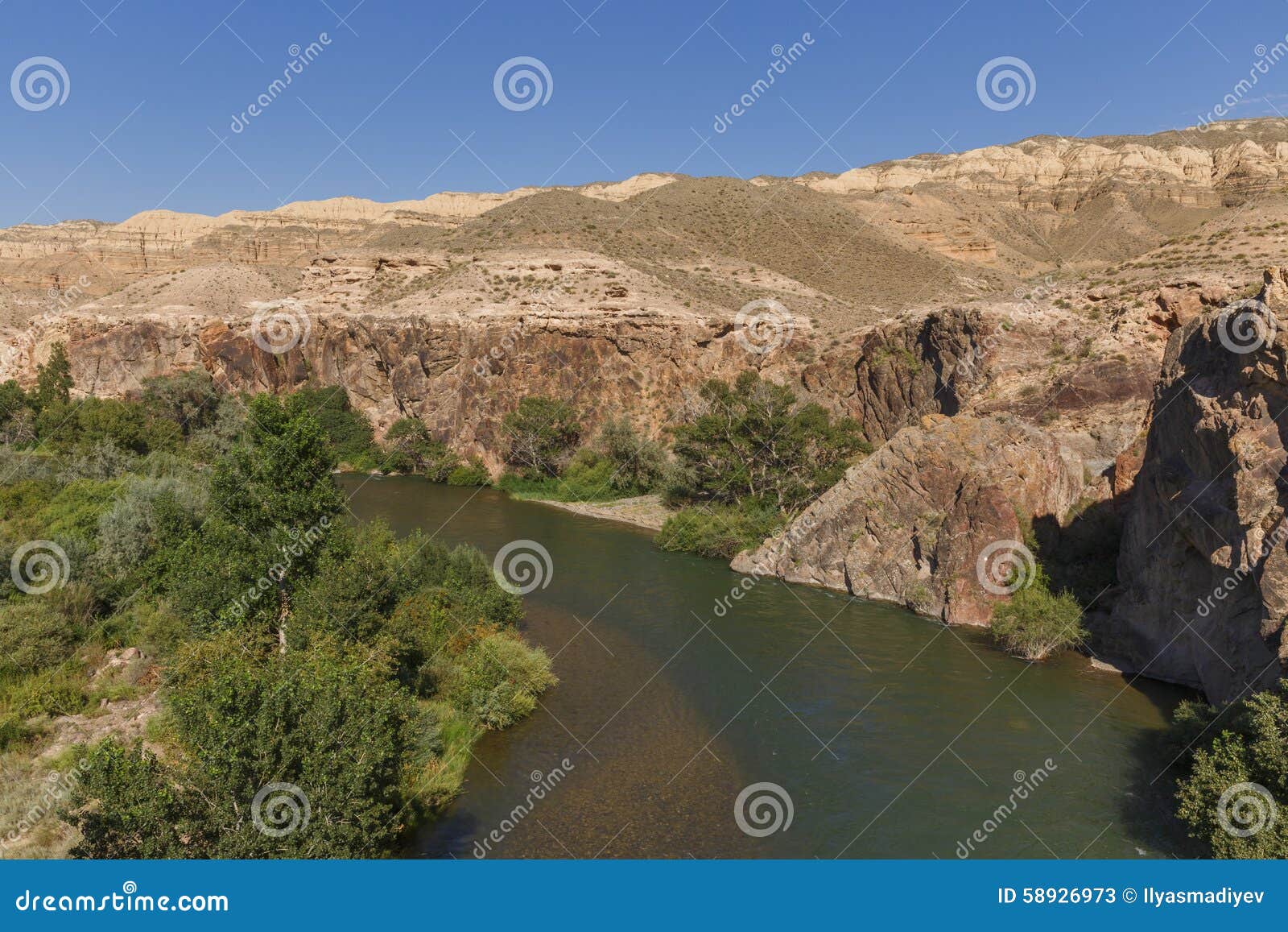 River view from above stock image. Image of national - 58926973