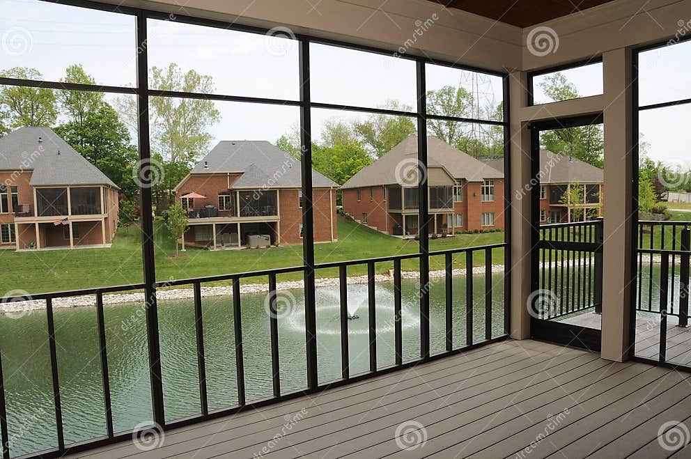 River View from the Lanai stock image. Image of architecture - 5584237