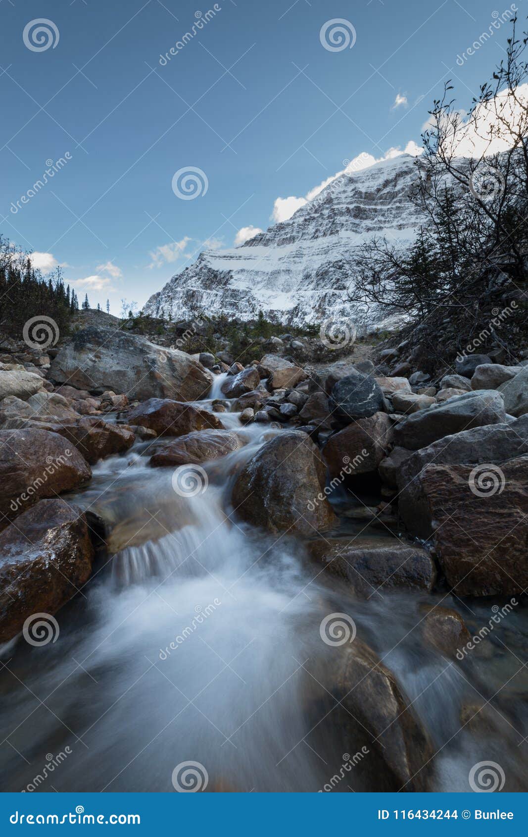Mount Edith Cavell stock photo. Image of sunset, valley - 116434244