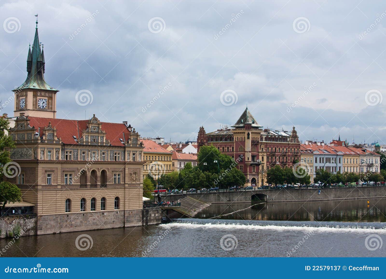 River View of Prague editorial photography. Image of vacation - 22579137