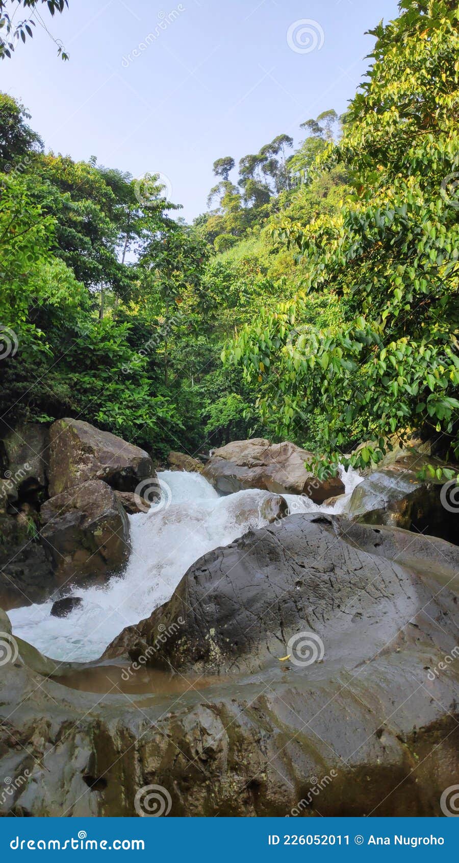River view in Sentul Area stock image. Image of waterfall - 226052011
