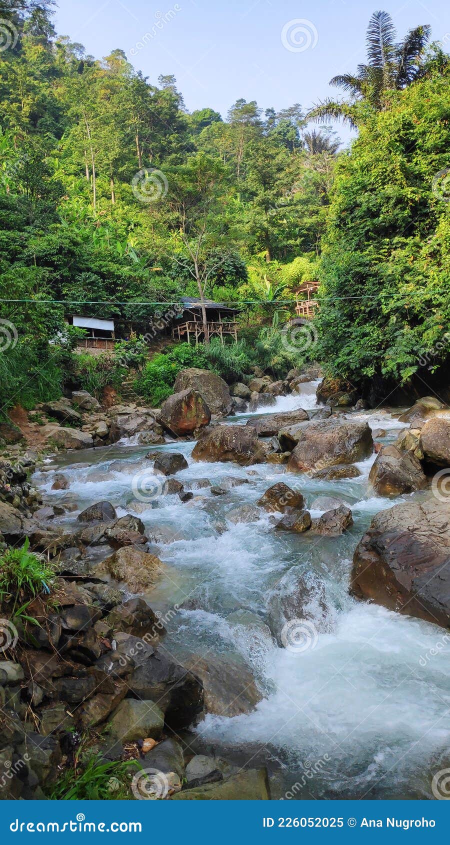 River view in Sentul Area stock image. Image of forest - 226052025
