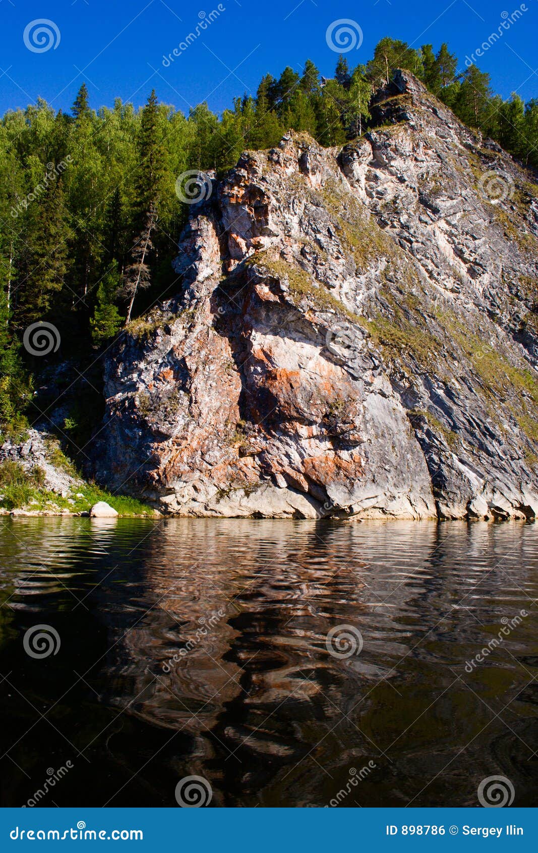 The River Vishera in the Ural Mountains Stock Photo - Image of darkly ...