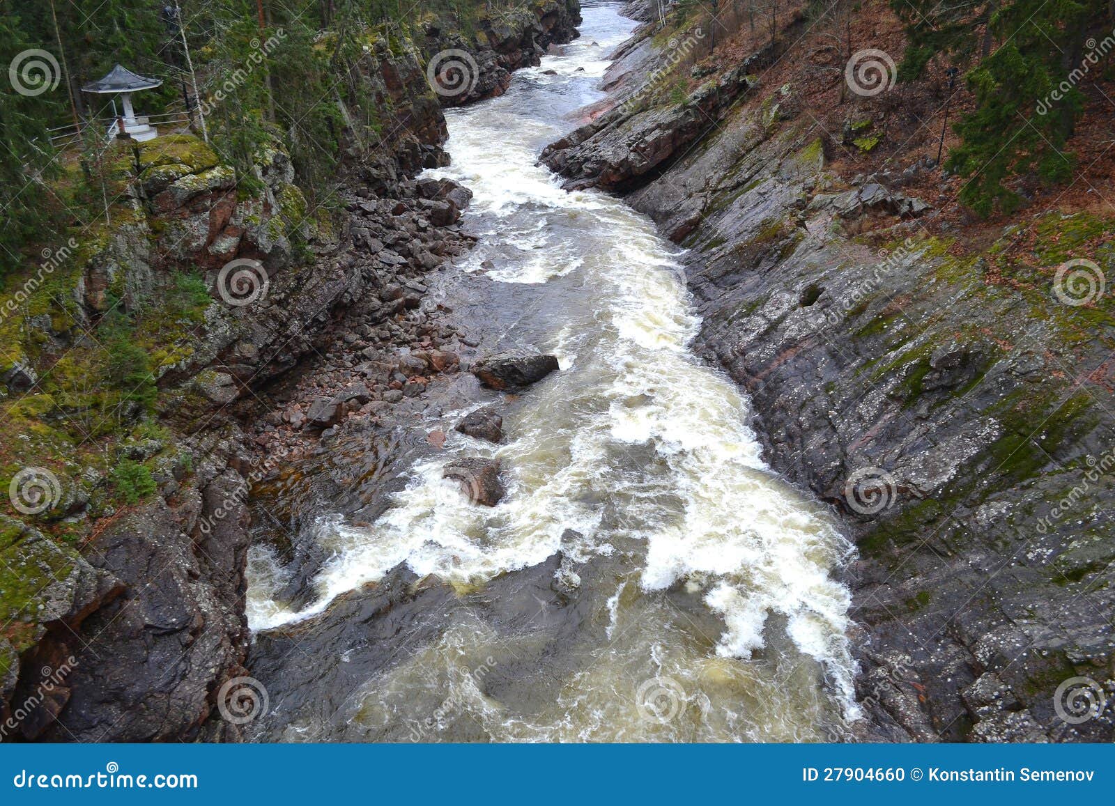 River Vuoksa in Imatra, Finland Stock Photo - Image of coniferous, flow ...