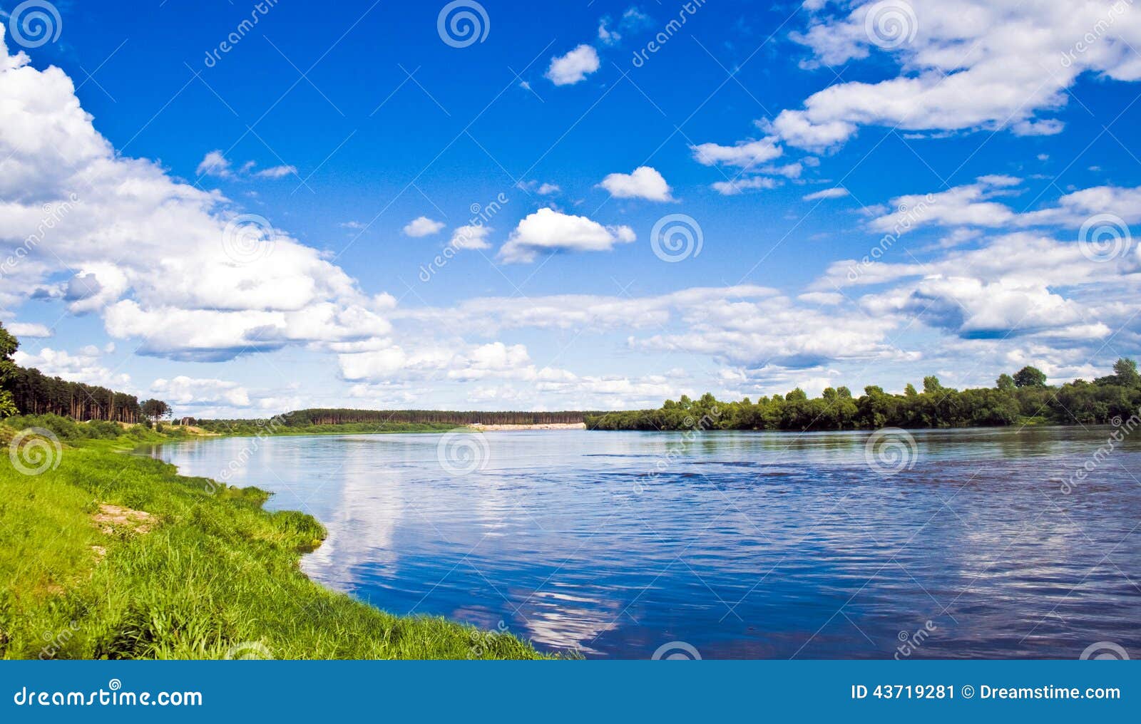 The River Vyatka stock image. Image of region, landscape - 43719281