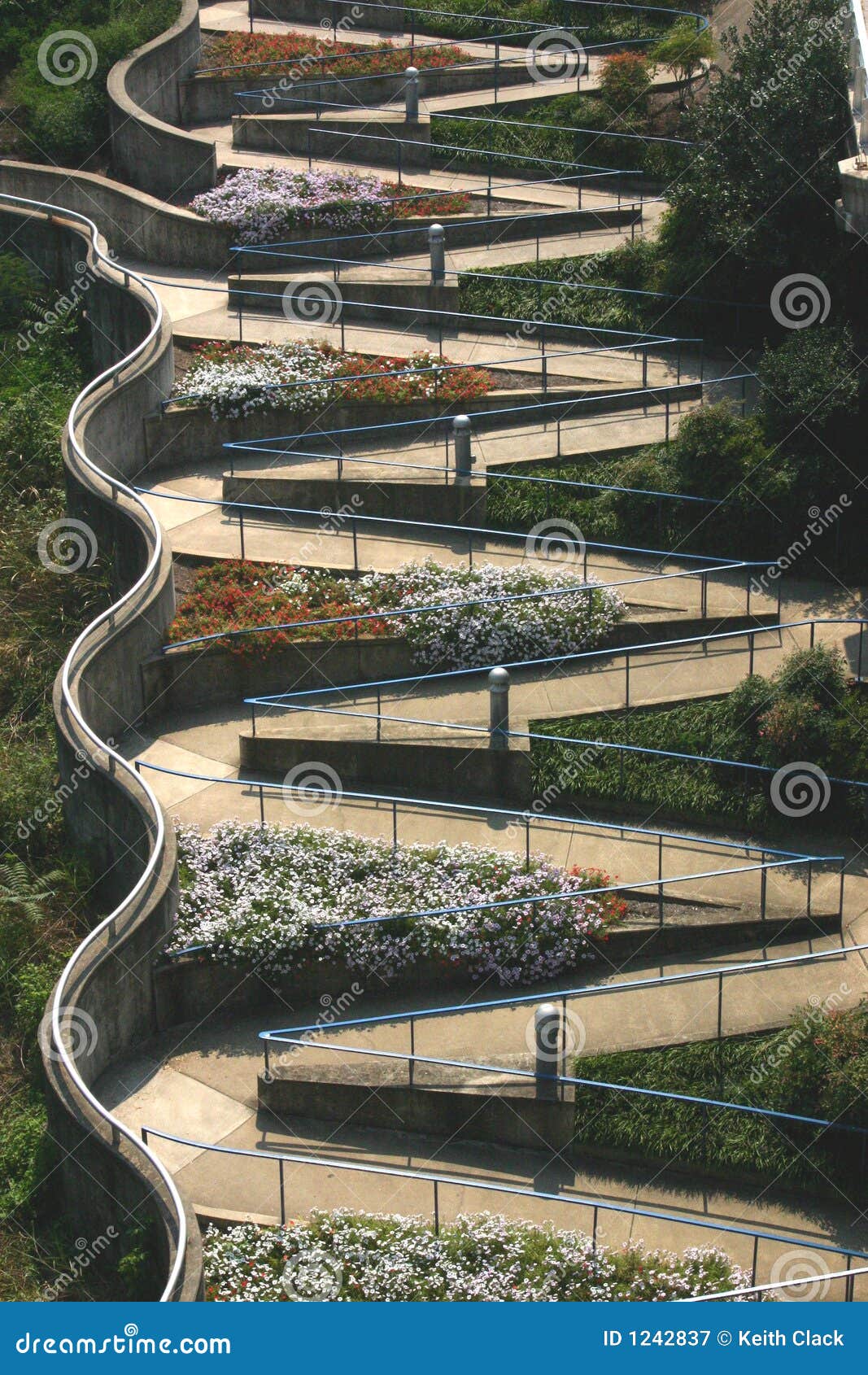 River Walk One stock image. Image of sidewalk, handrail - 1242837