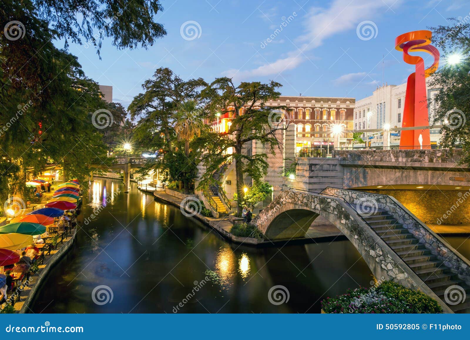 River Walk in San Antonio Texas Stock Image - Image of cityscape ...
