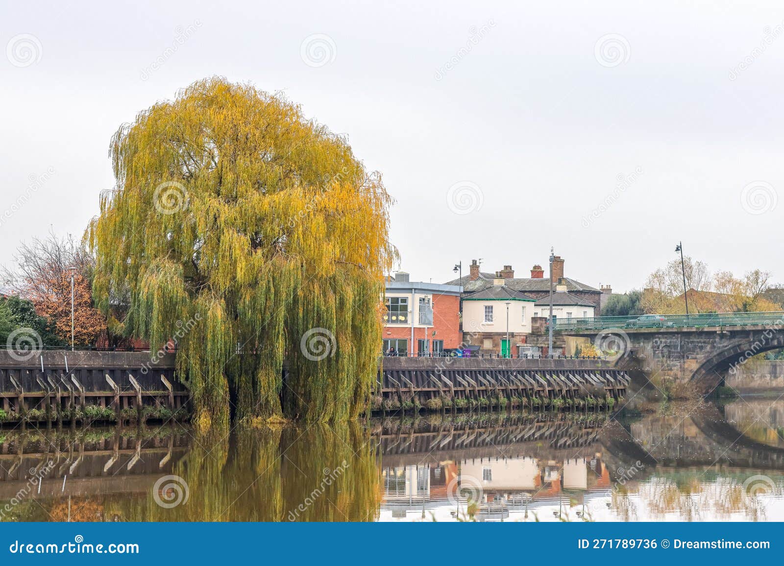 River Walk View stock photo. Image of perspective, wales - 271789736