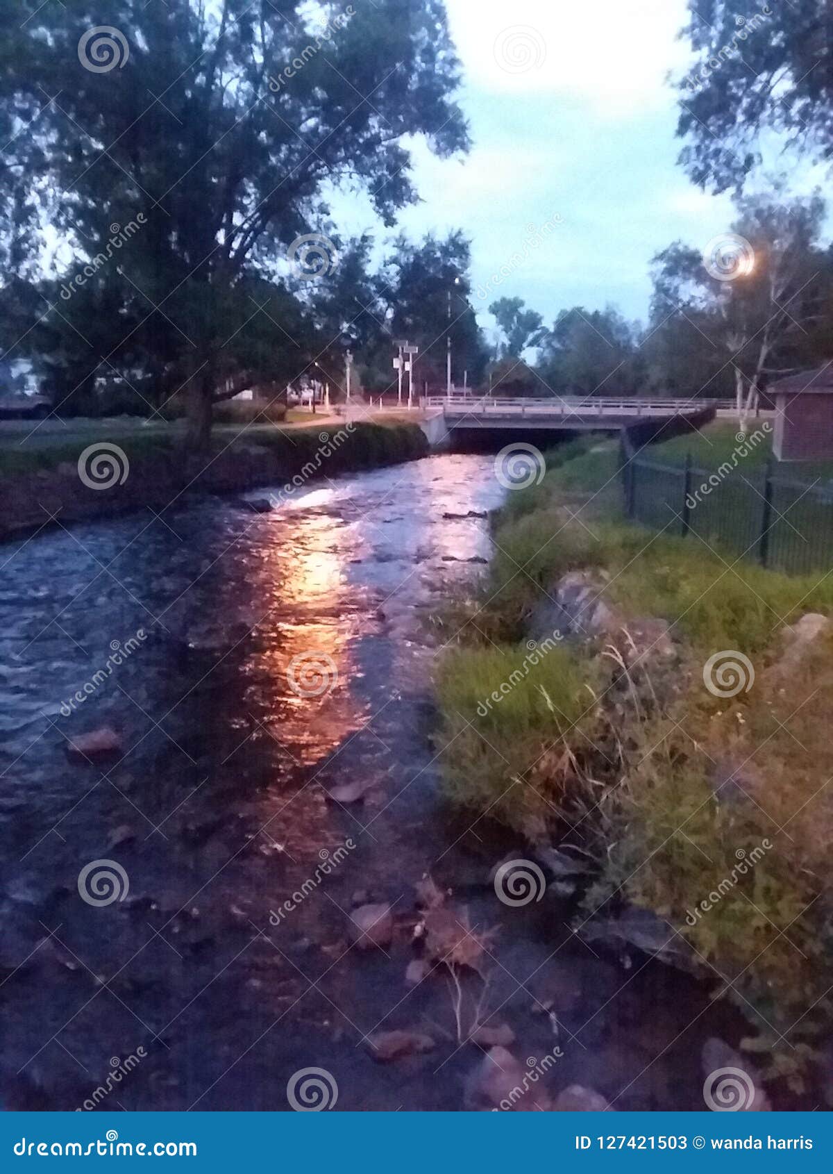 River walkway stock image. Image of water, walkway, river - 127421503
