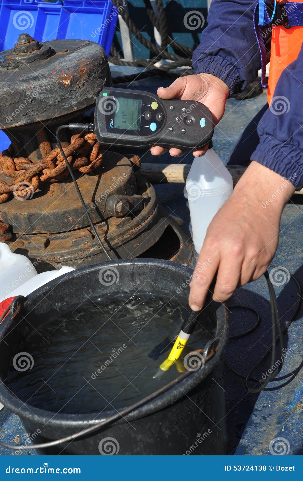 River water analysis stock photo. Image of researcher - 53724138