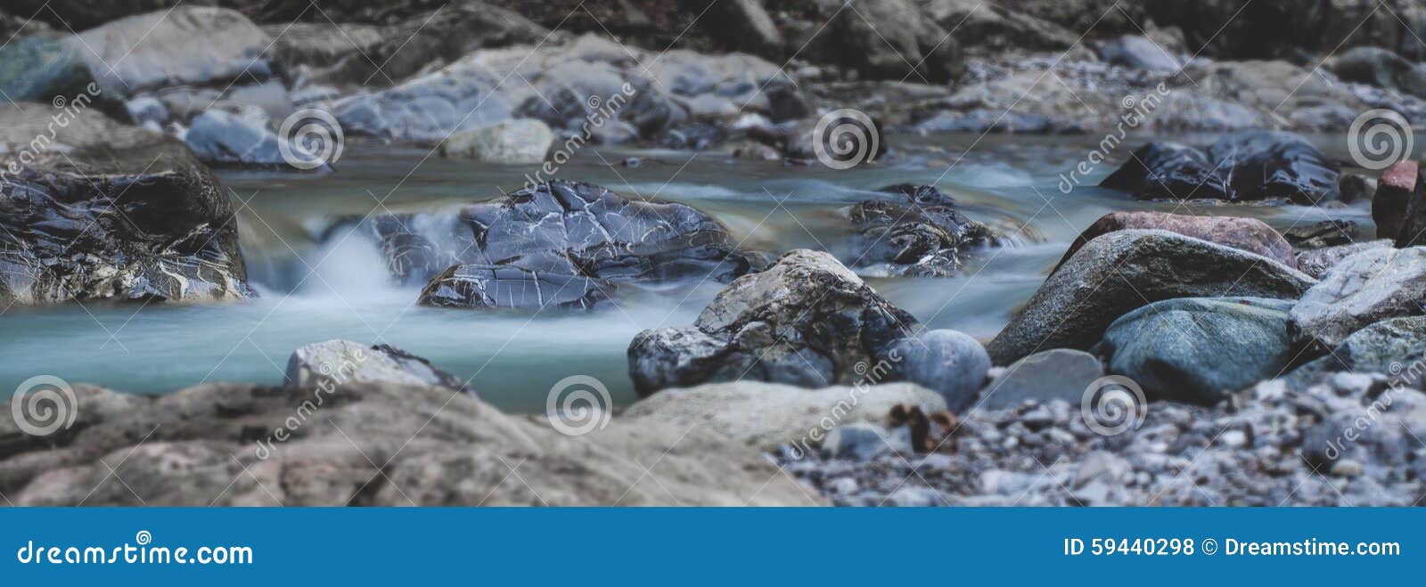 River Water Flows Over Stones Stock Photo - Image of water, stones ...