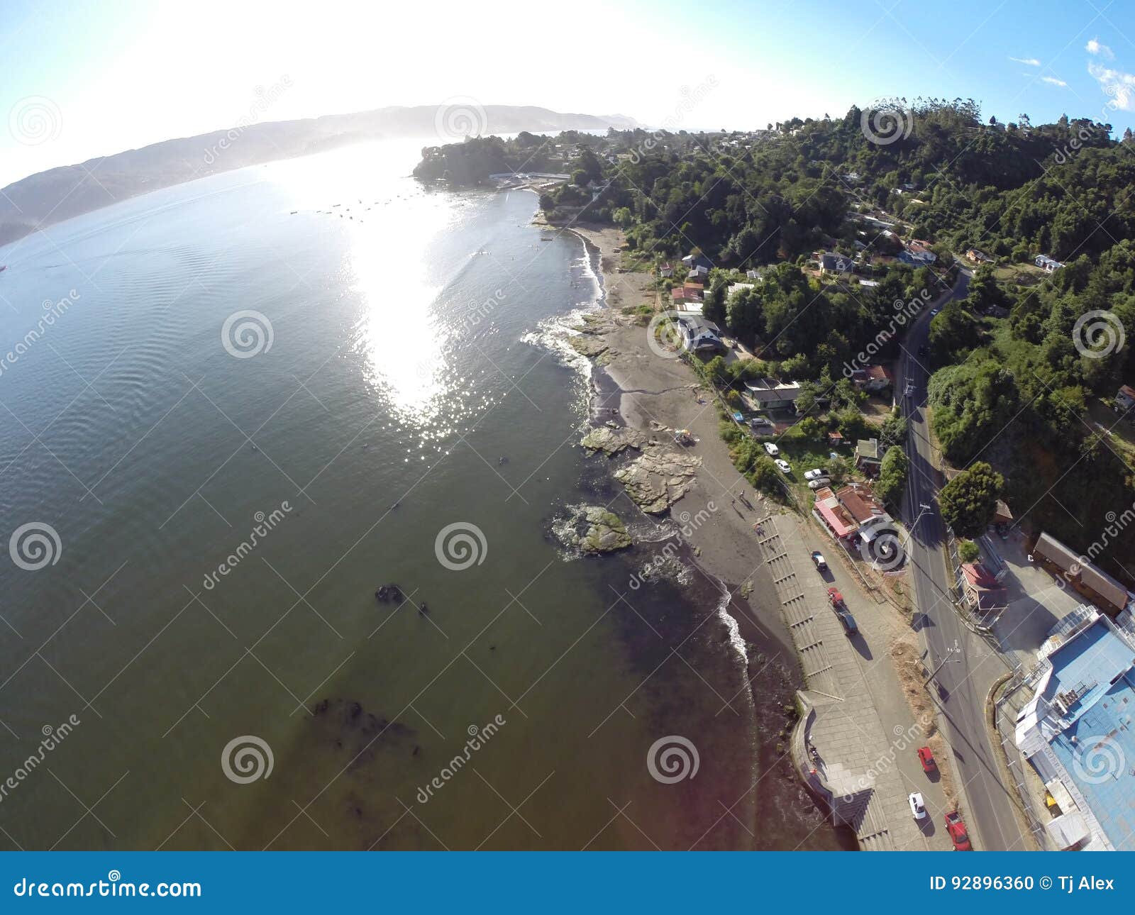 River Water Flows at a Park in Santiago, Chile Editorial Image - Image ...