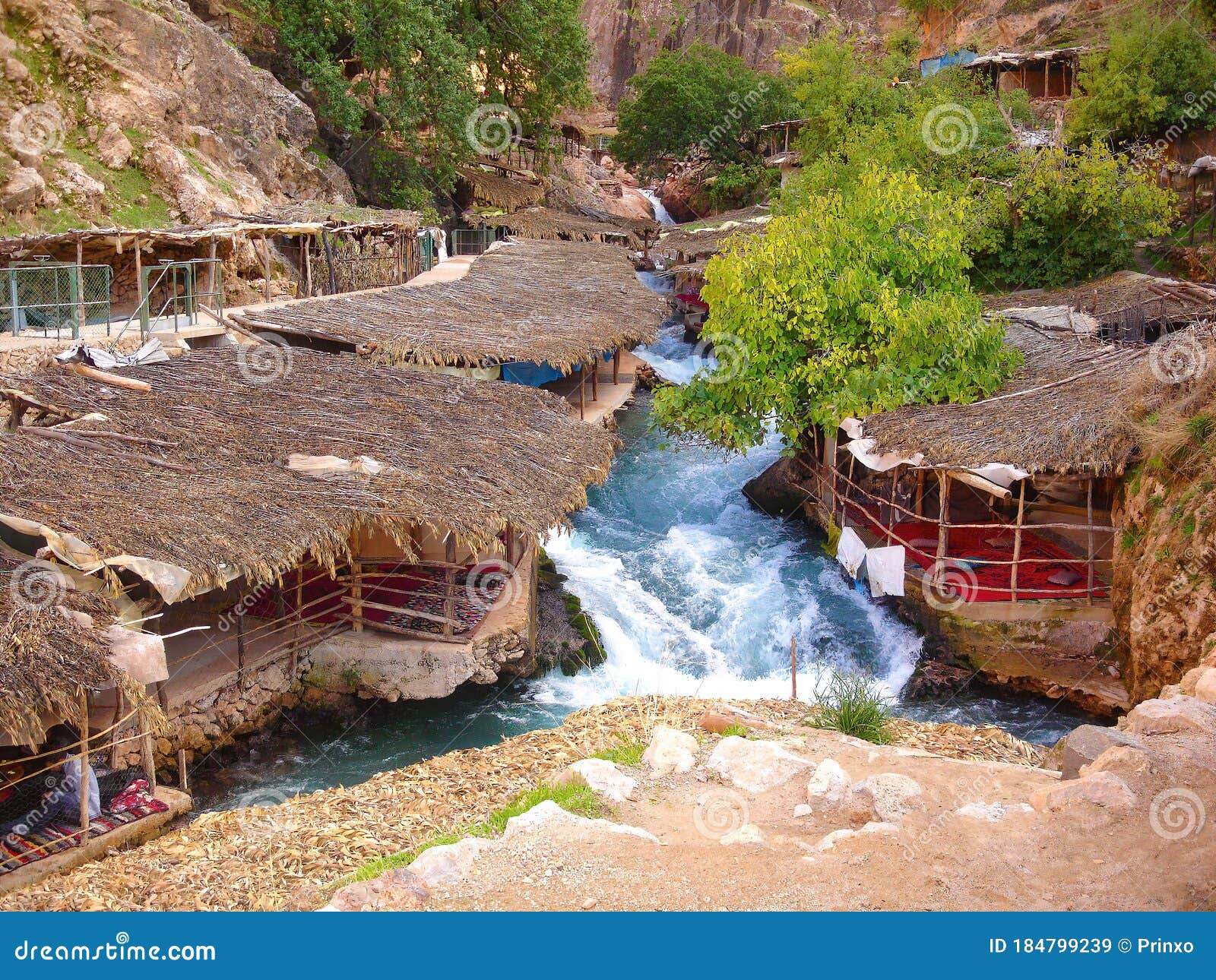 The River of Water Sources Oum Rabie Stock Image - Image of natural ...