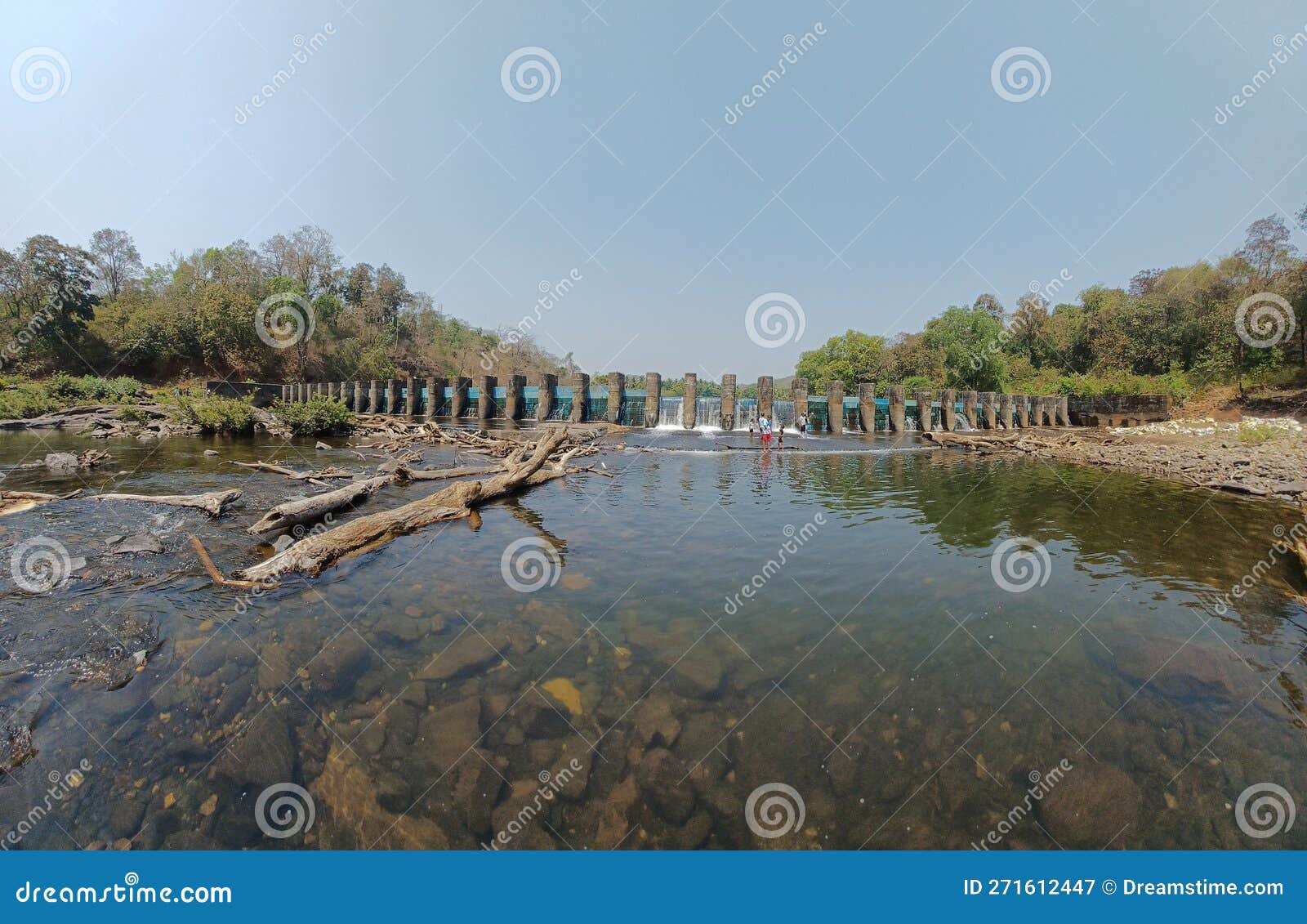 River Water Storing System in India Stock Image - Image of storing ...