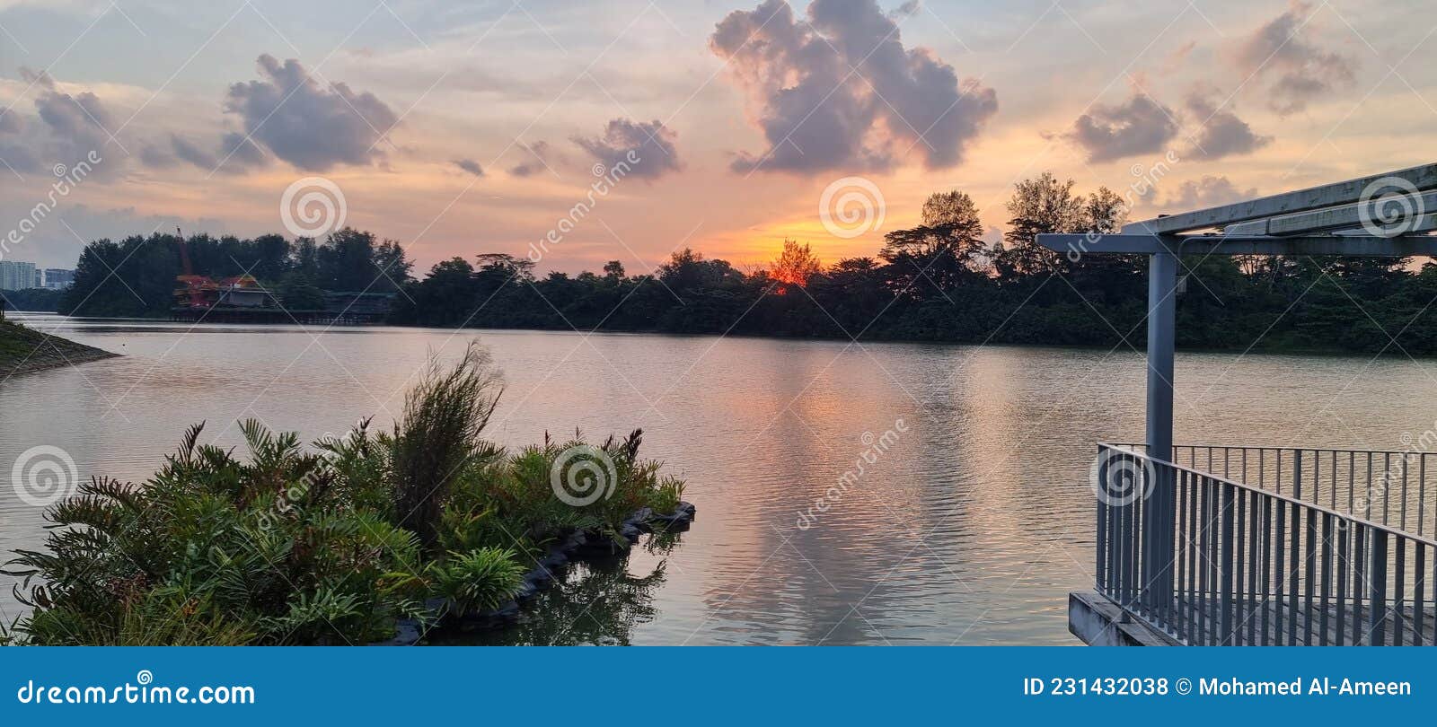 River Water Sunset Stream Moving Stock Photo - Image of dusk, lake ...