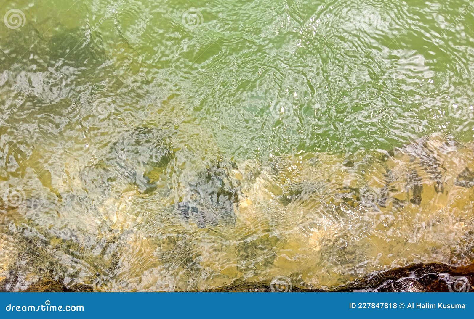 River Water Surface Texture Stock Photo - Image of frost, yellow: 227847818