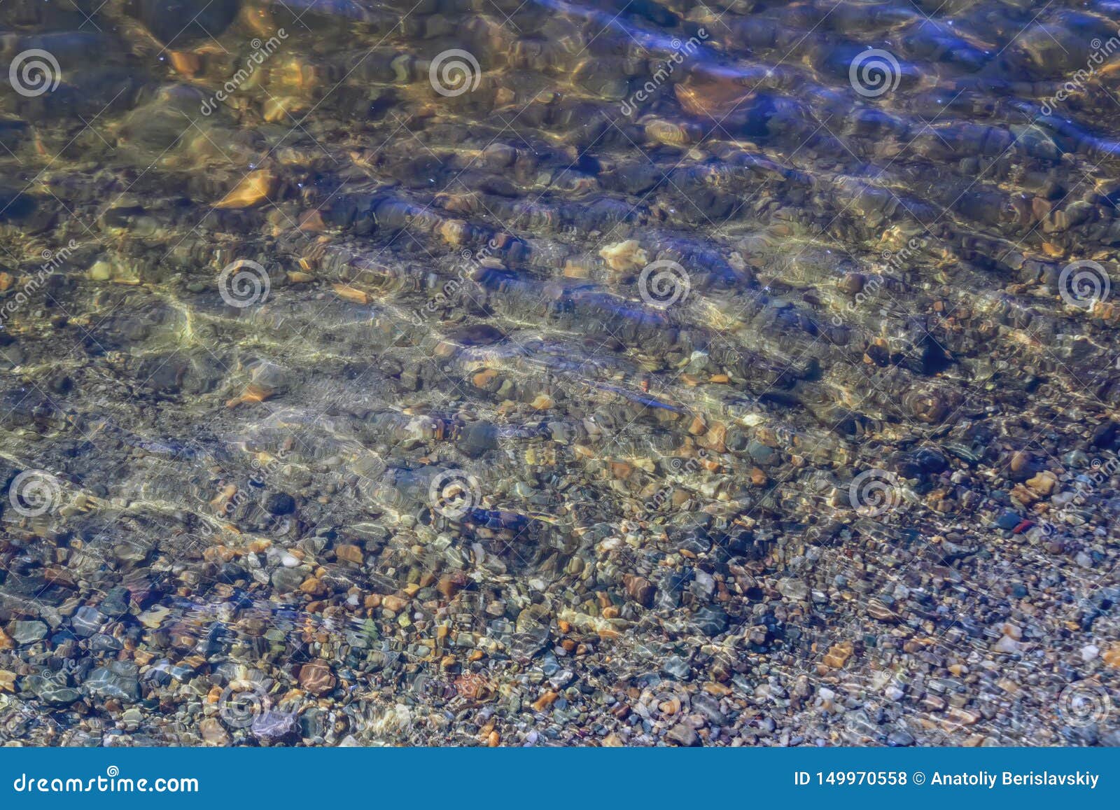 River Water Surface Texture on a Sunny Day Stock Photo - Image of ...