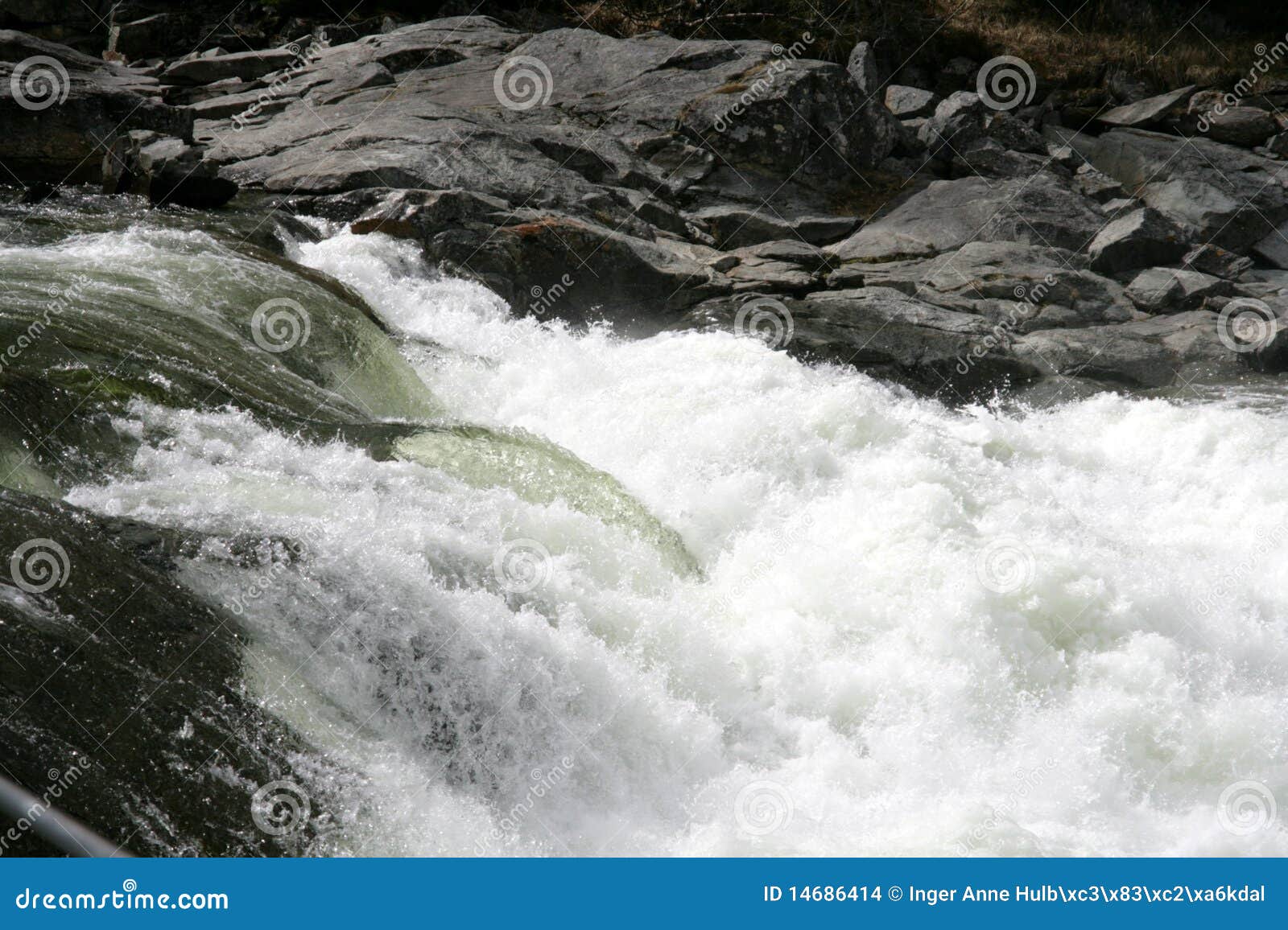 River with waterfall stock photo. Image of stream, rock - 14686414