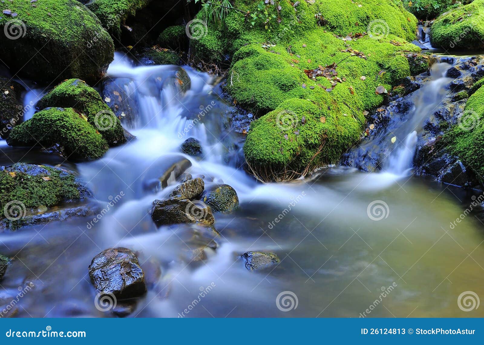 River with waterfall. stock image. Image of reserve, beauty - 26124813