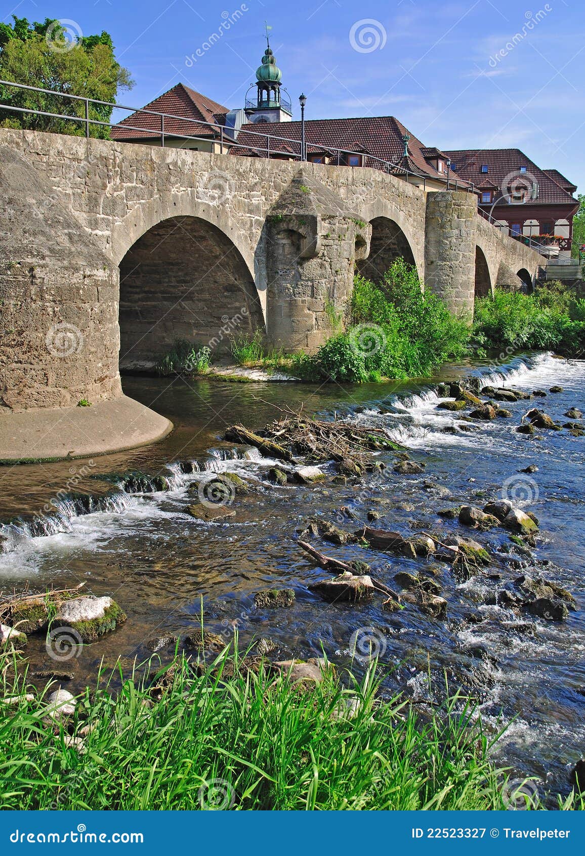 River Werra,Thuringia stock image. Image of germany, forest - 22523327