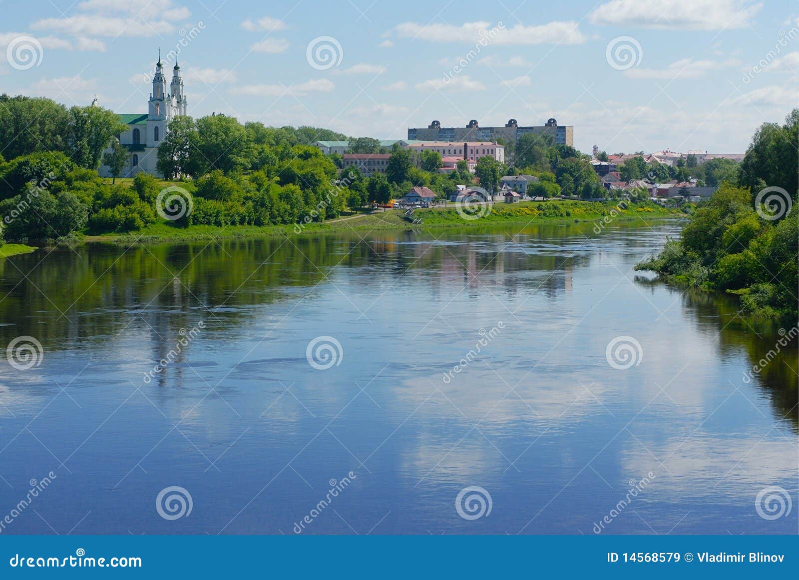 River Western Dvina in Belarus Stock Image - Image of polotsk, rural ...