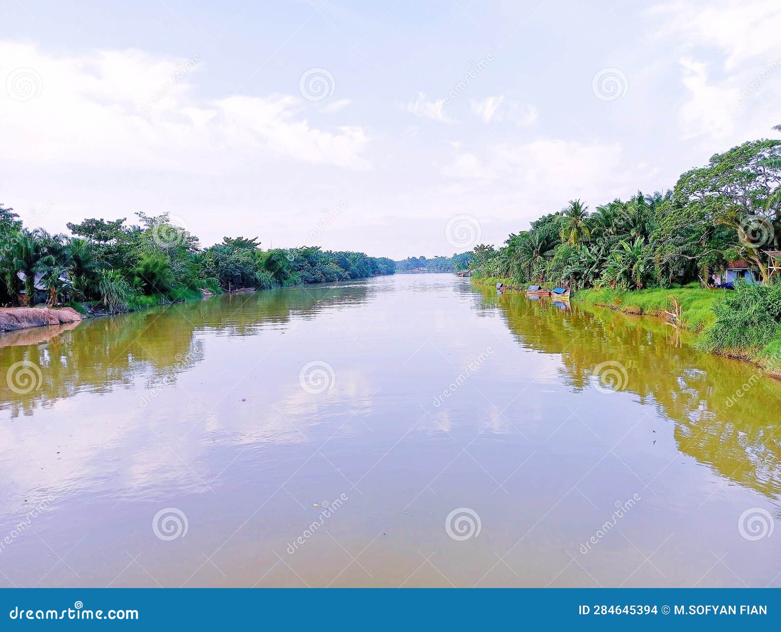 The River is Wide, Long and Clean Stock Photo - Image of monay, river ...