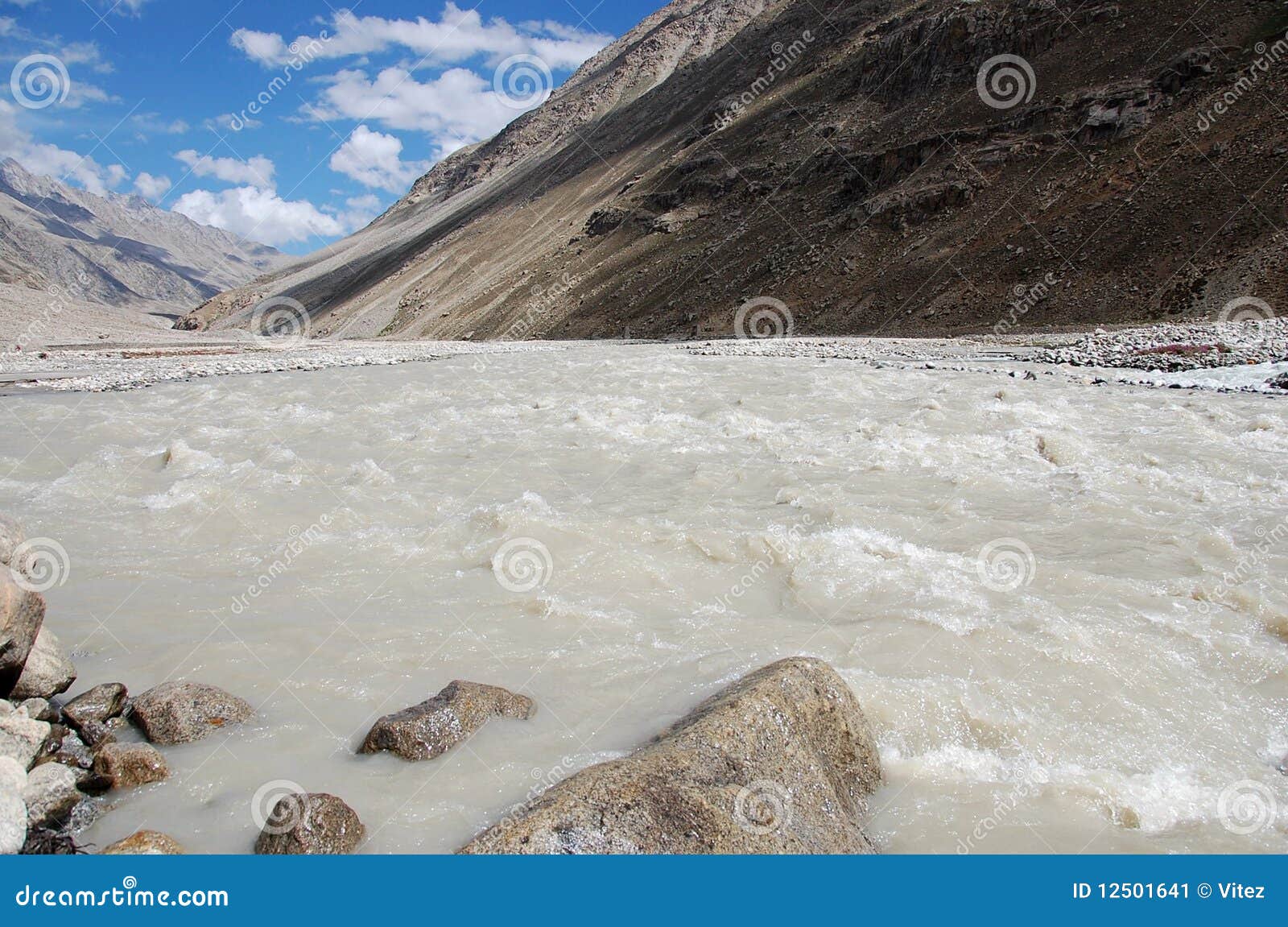 River in Zanskar stock image. Image of himalaya, hike - 12501641