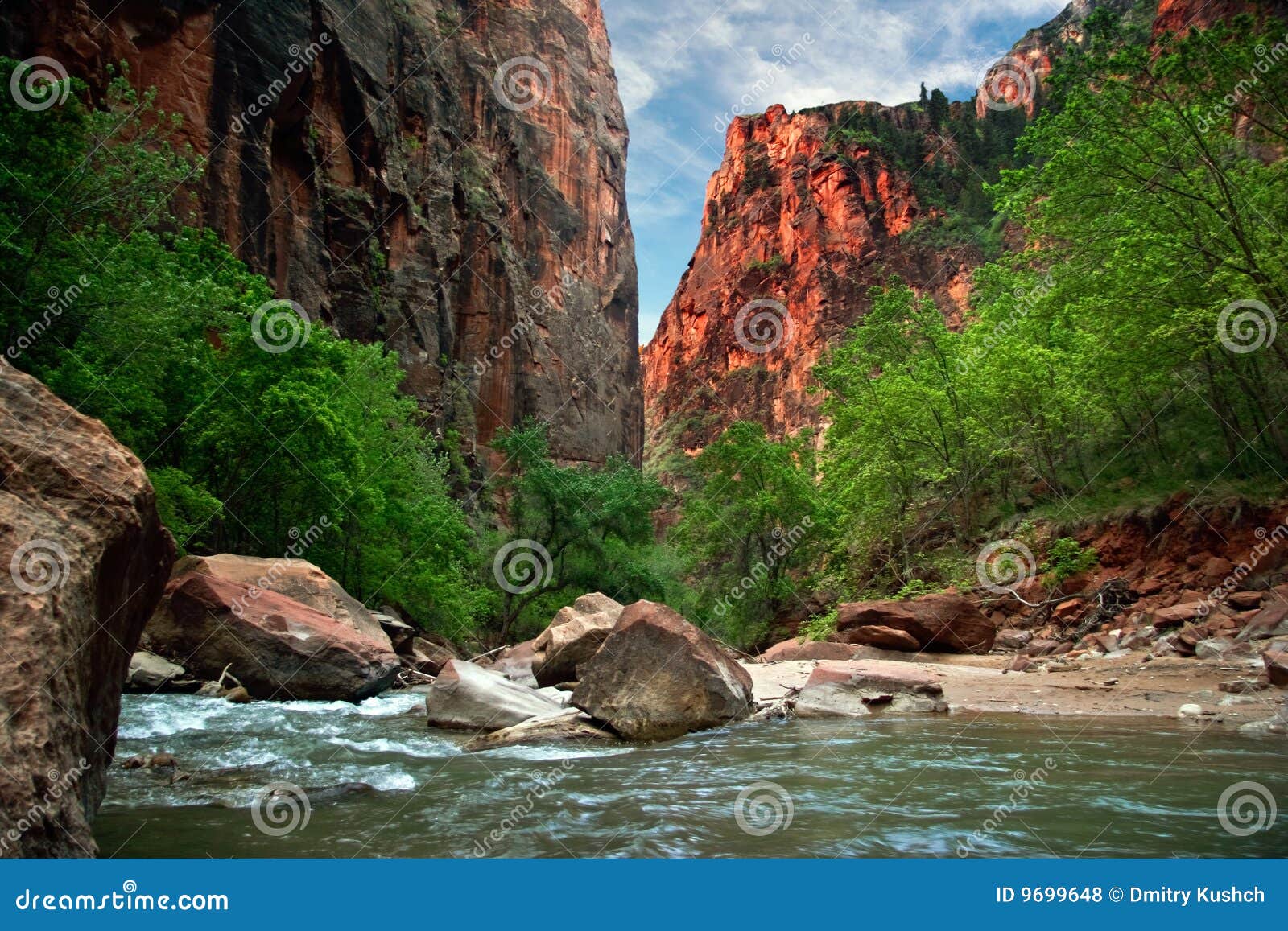 River of Zion stock photo. Image of corners, beauty, guide - 9699648