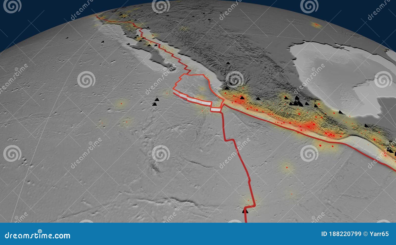 Rivera Plate Extruded - Grayscale Stock Illustration - Illustration of ...