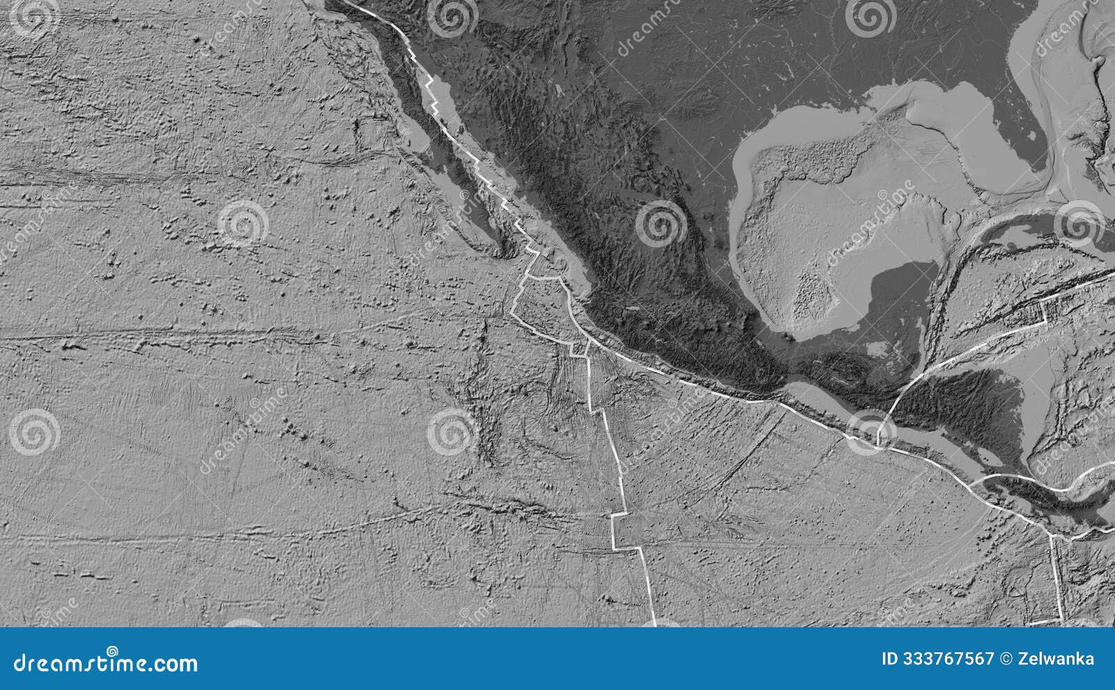 Rivera Plate Outlined. Eckert III. Bilevel Stock Illustration ...
