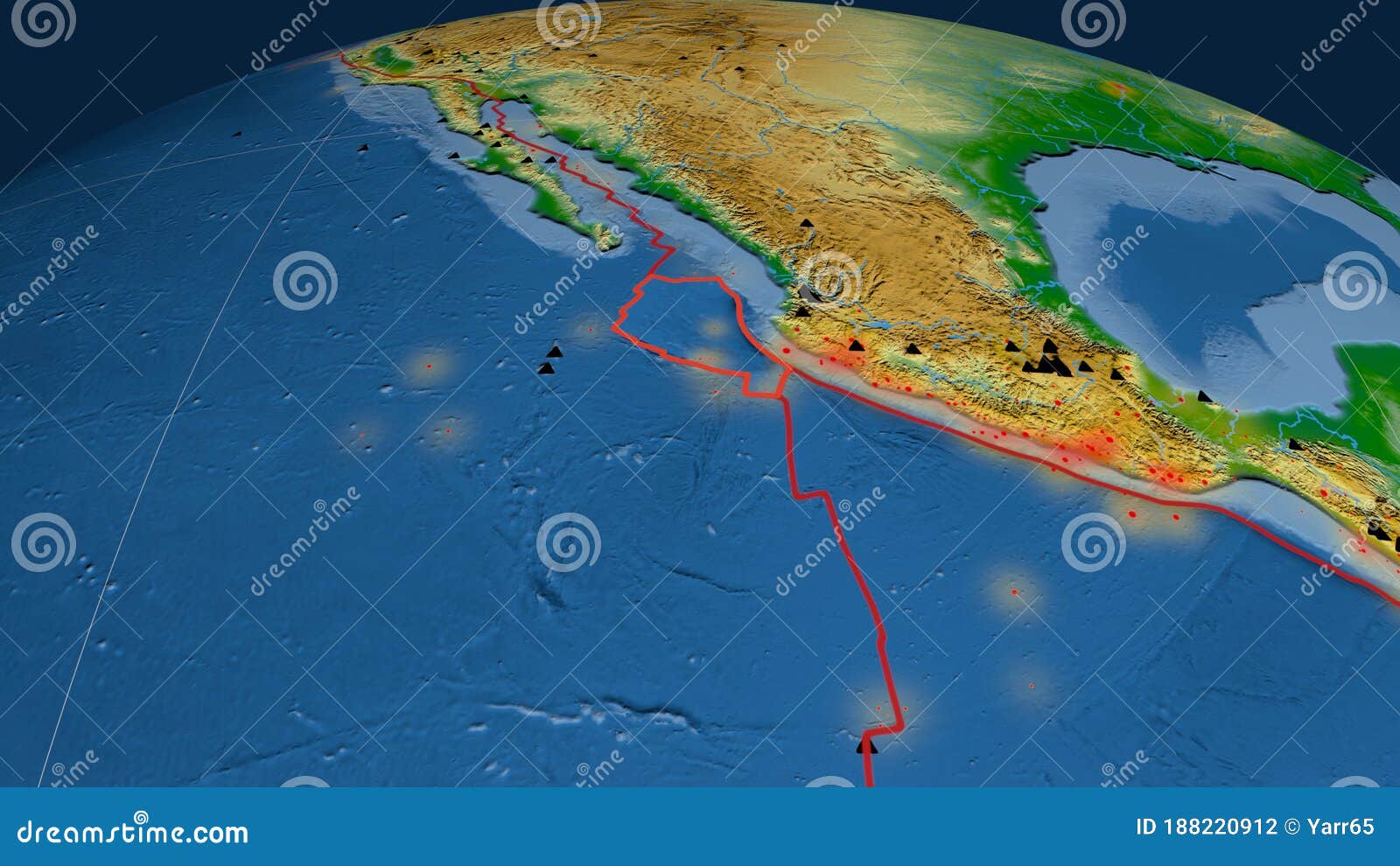 Rivera Plate Outlined - Physical Stock Illustration - Illustration of ...