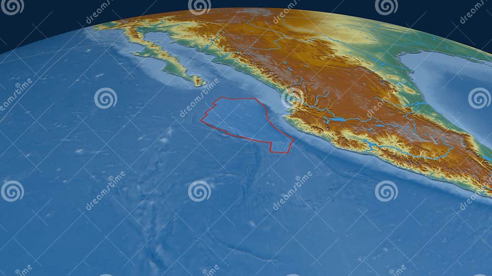 Rivera Plate Outlined - Relief Stock Illustration - Illustration of ...