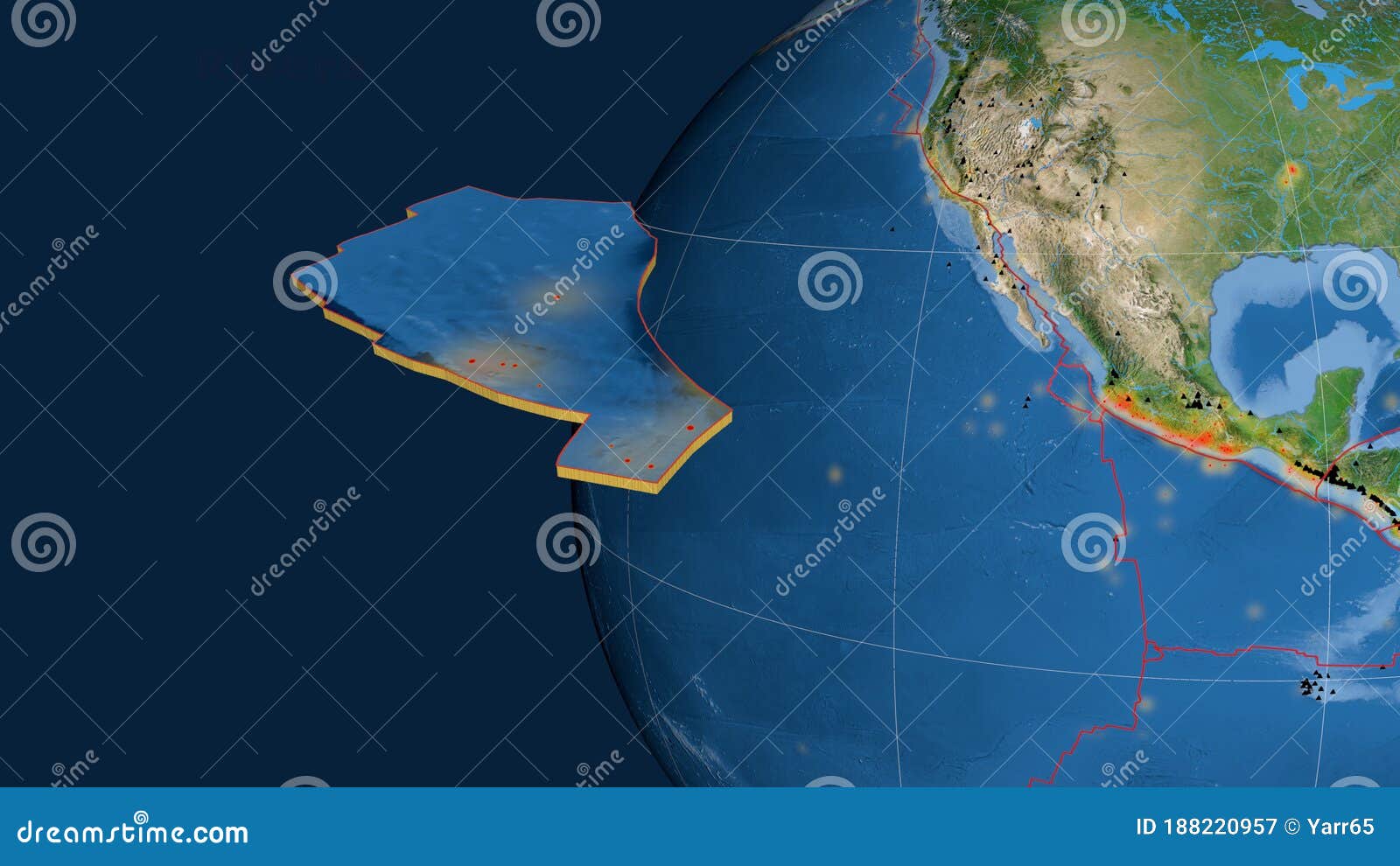 Rivera Plate Presented - Satellite Stock Illustration - Illustration of ...