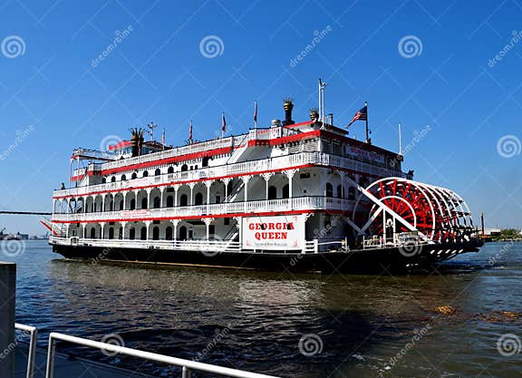 Riverboat Cruising on the River at Savannah, Georgia Editorial Image ... Riverboat Cruising on the River at Savannah, Georgia Editorial Image ...