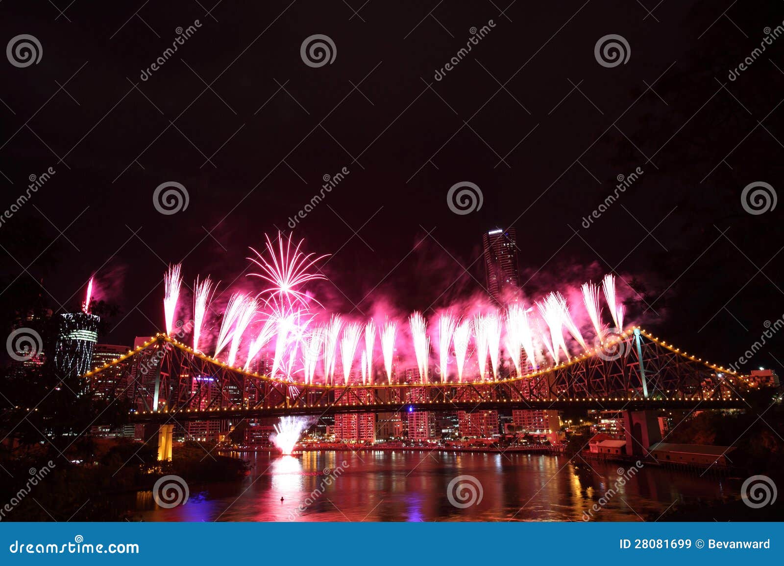 Riverfire Festival in Brisbane Editorial Stock Image - Image of ...
