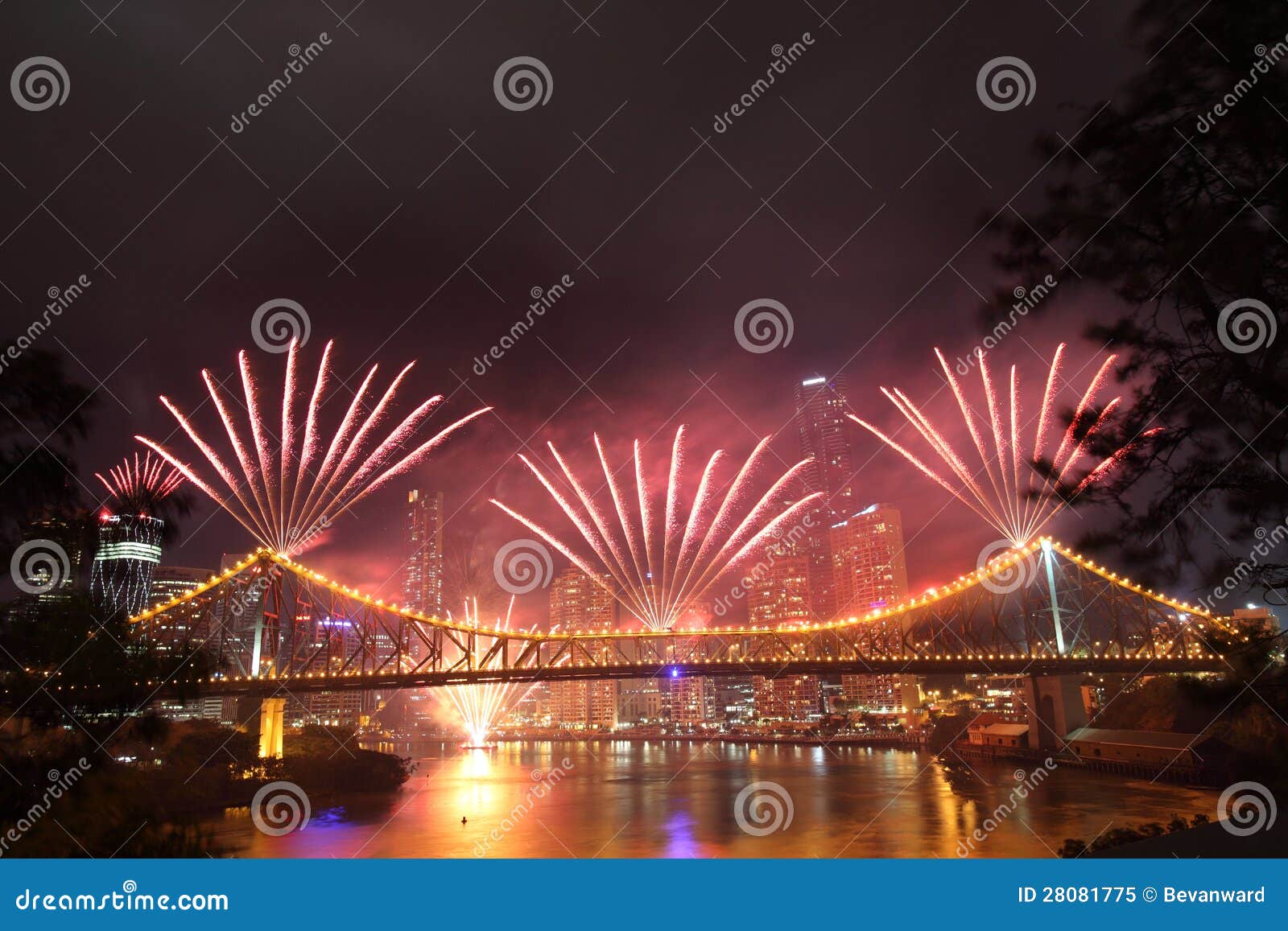 Riverfire Festival in Brisbane Editorial Image - Image of city ...