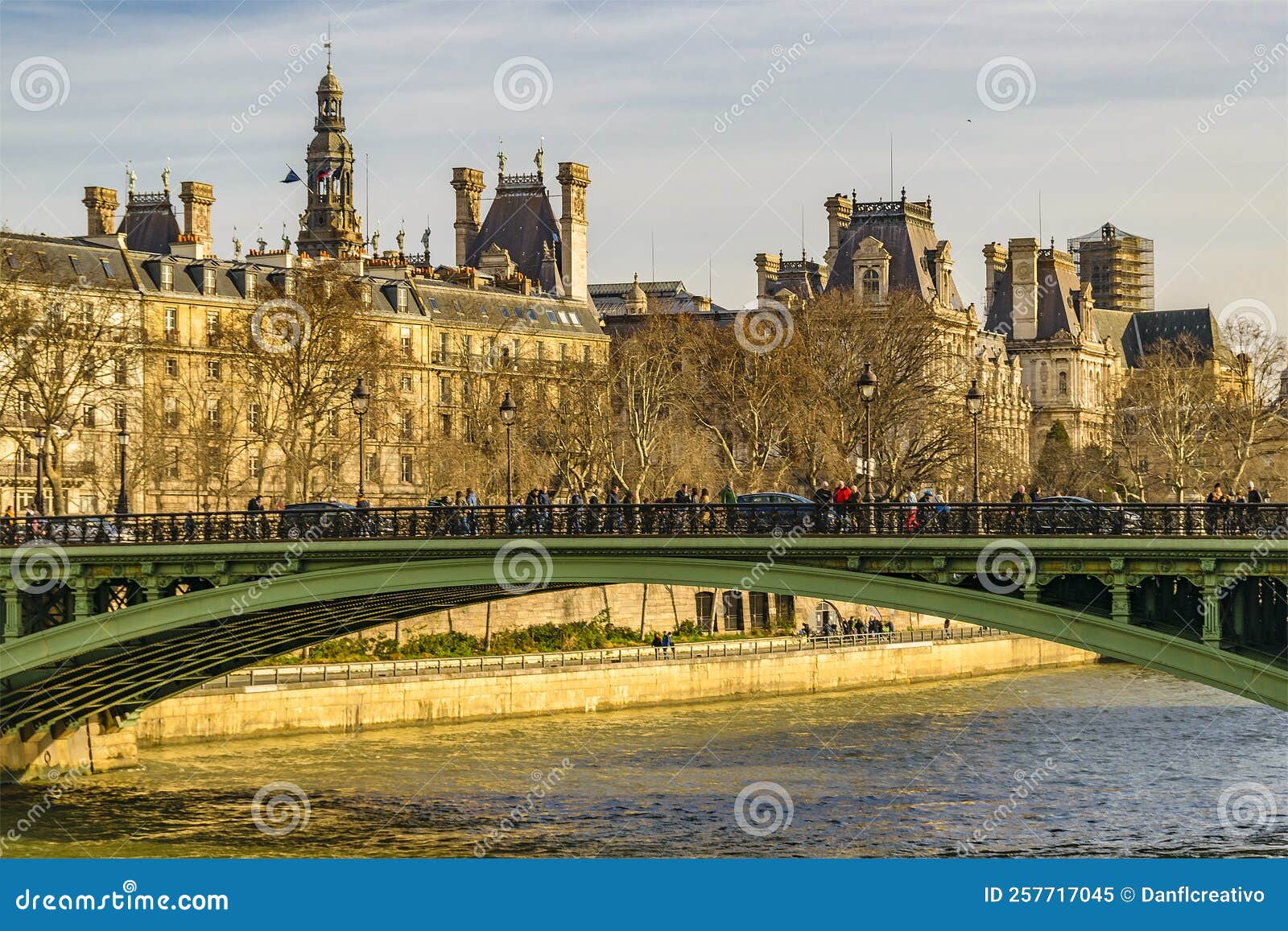 Riverfront Buildings, Paris, France Editorial Image - Image of ...