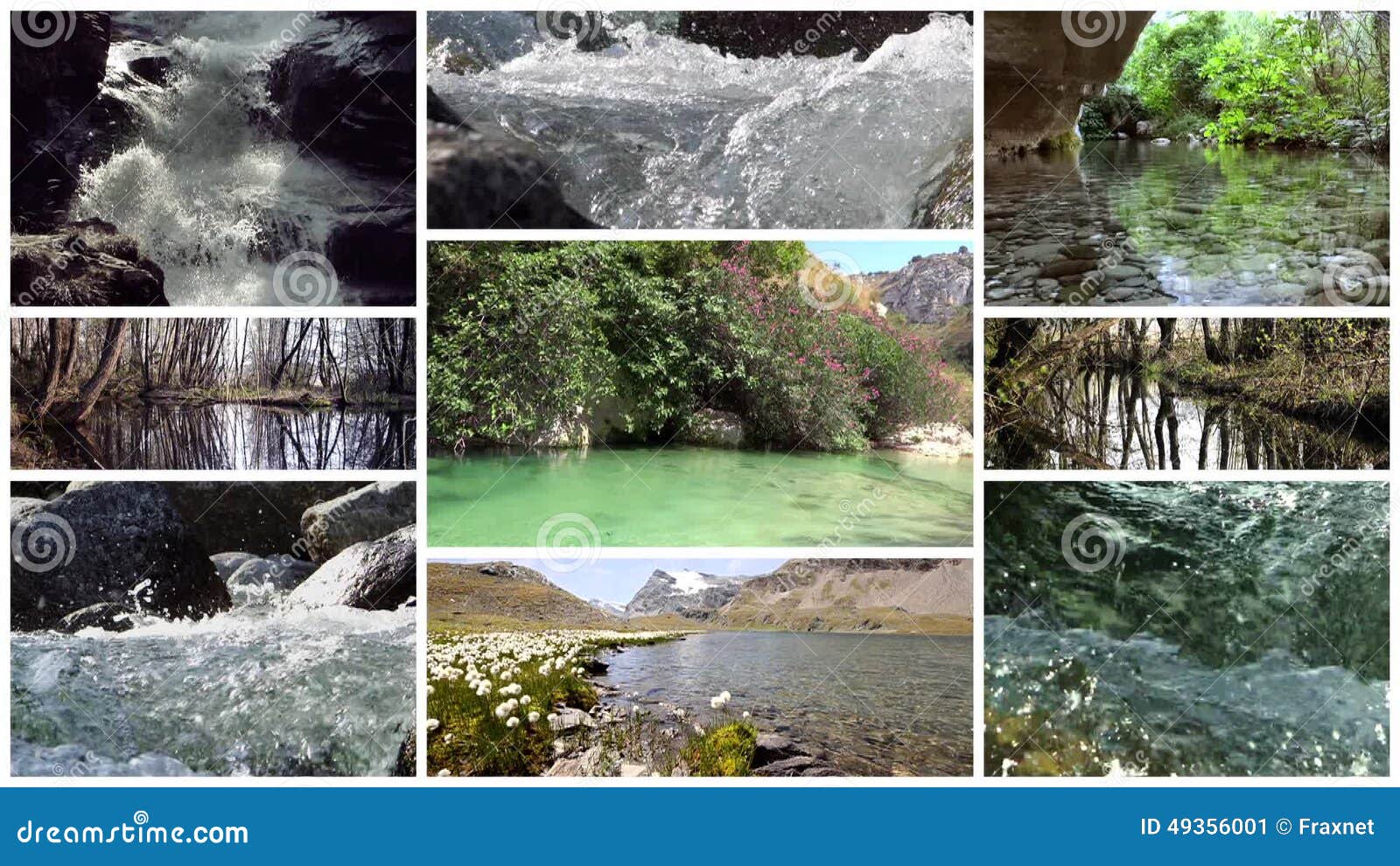 Rivers collage stock video. Video of collage, drop, diverse - 49356001